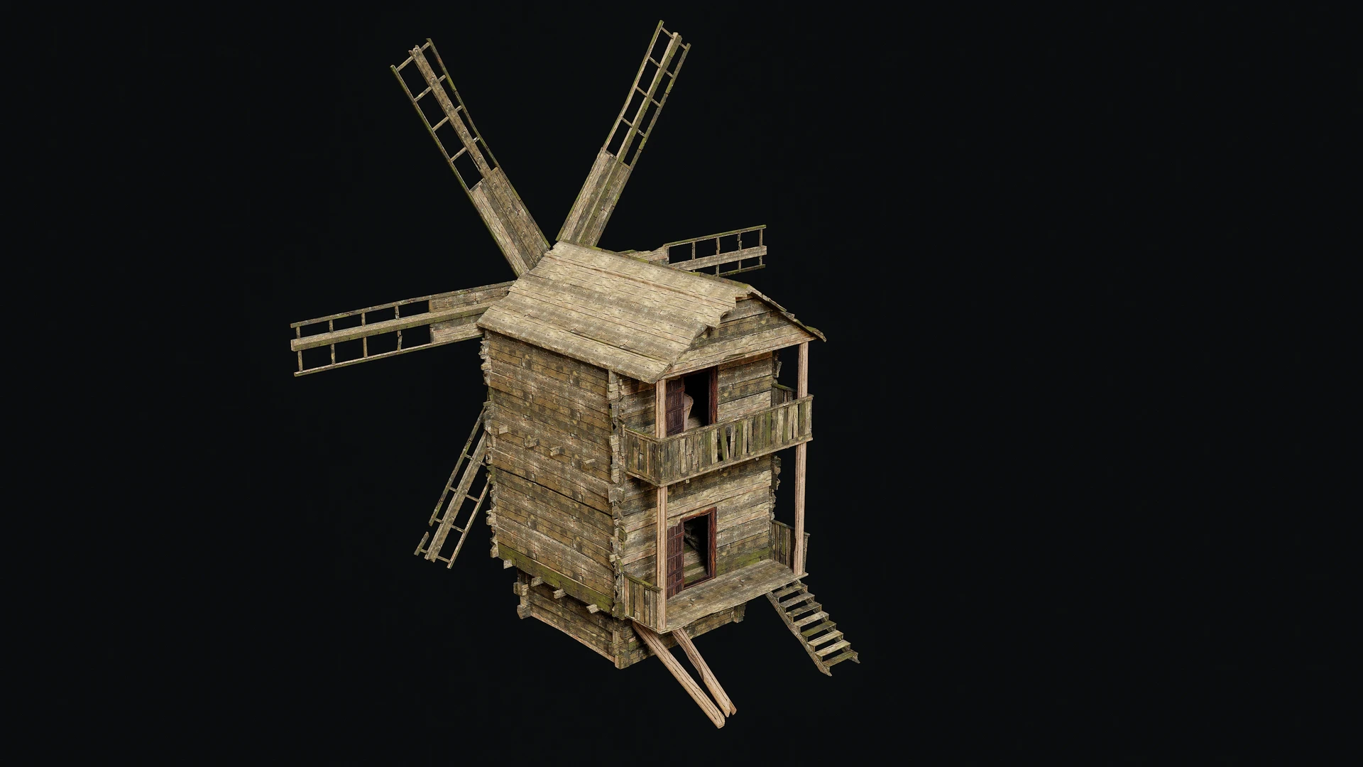 ArtStation - Village Windmill | For Open World Games