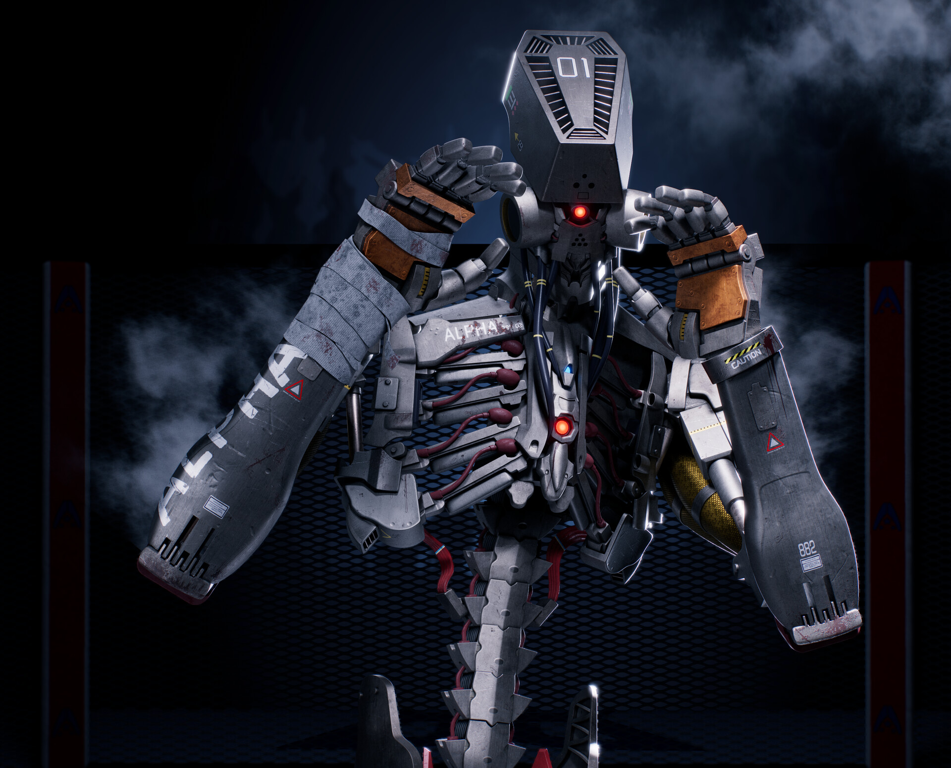 ArtStation - Alpha - The Skeletal Fighter