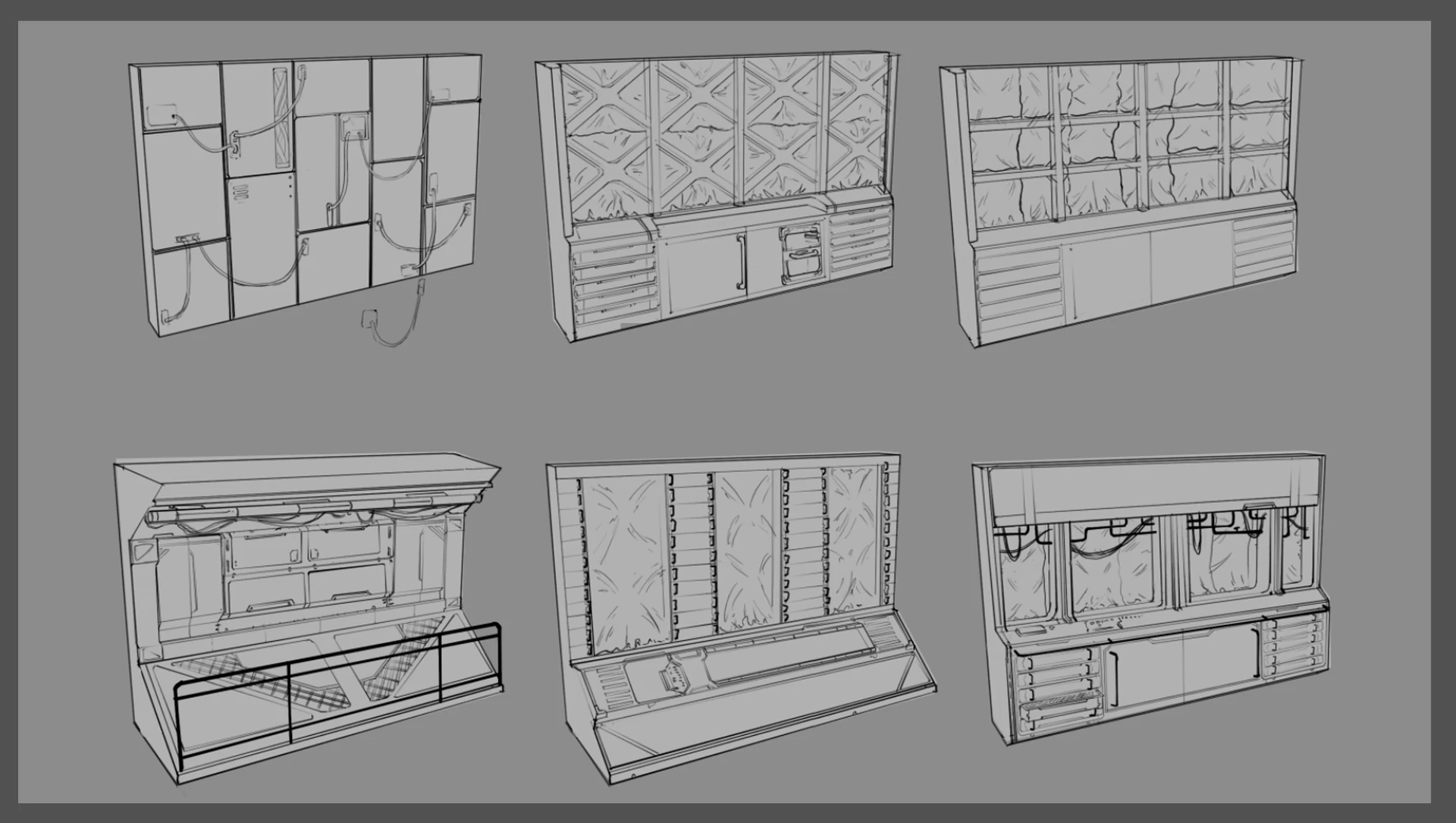 ArtStation - Black Heath - Asset Concept 1