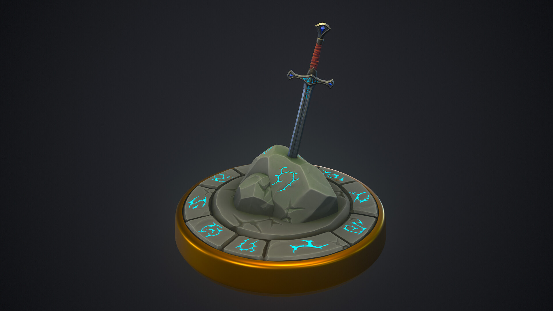 ArtStation - Stylized Legendary Weapon