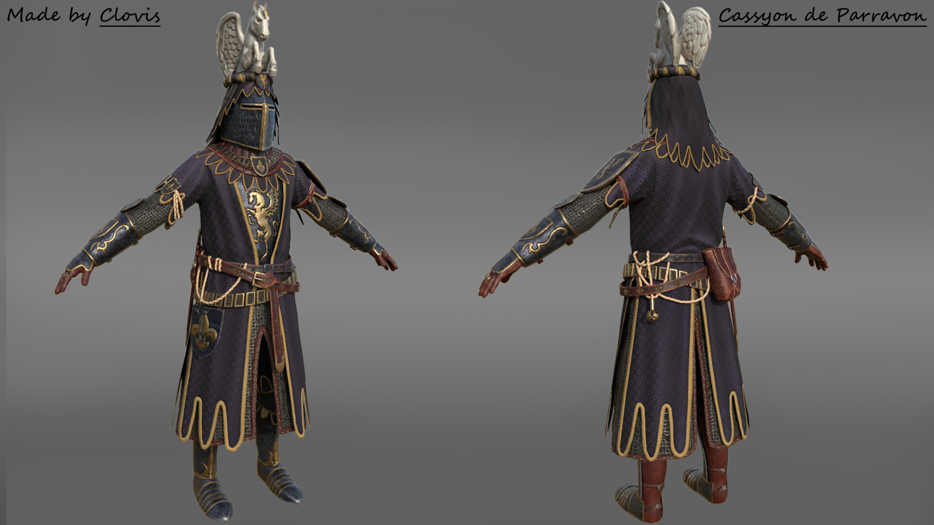 ArtStation - Duke Cassyon de Parravon - Bretonnia