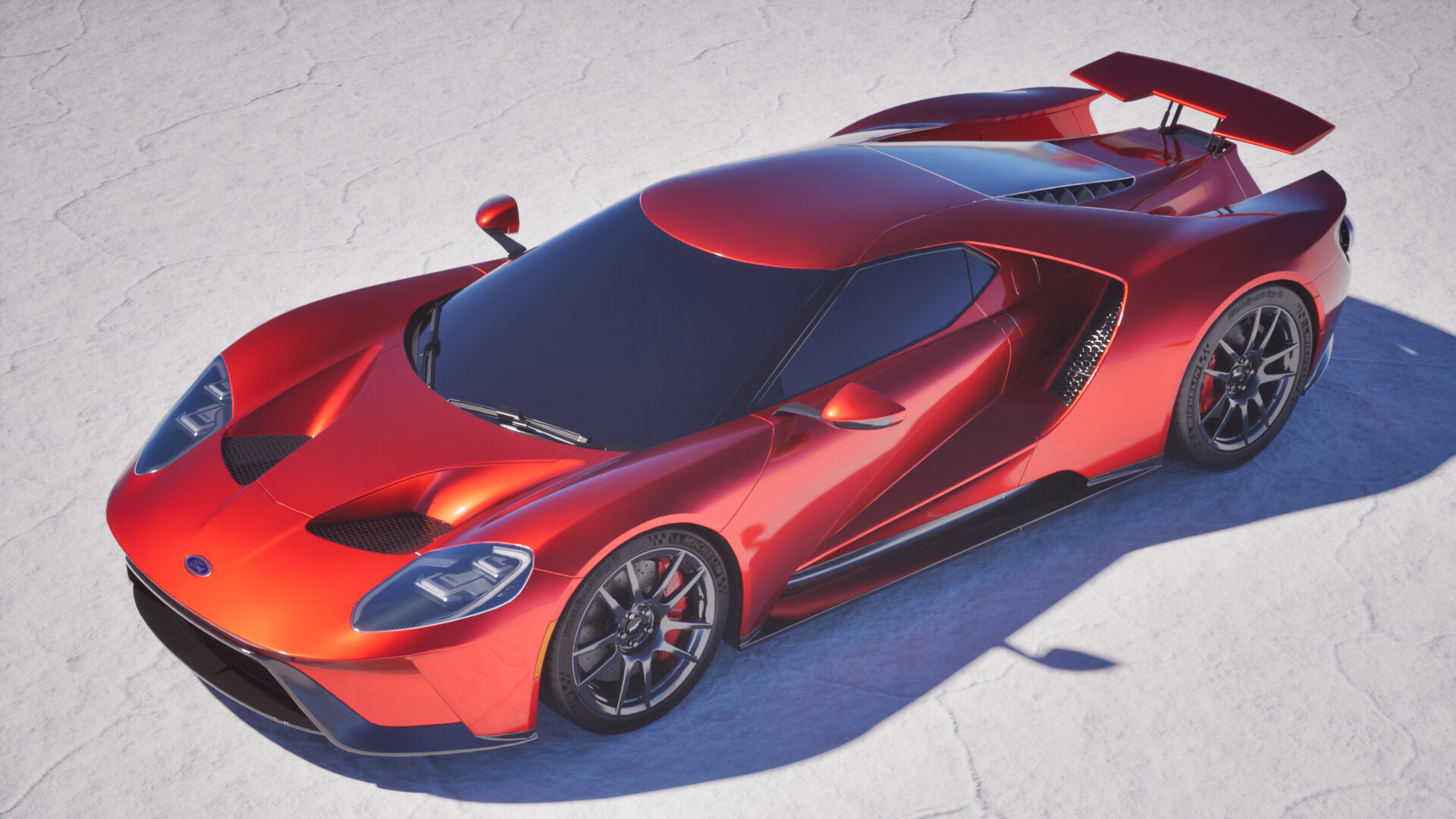 ArtStation - Ford GT (game ready)