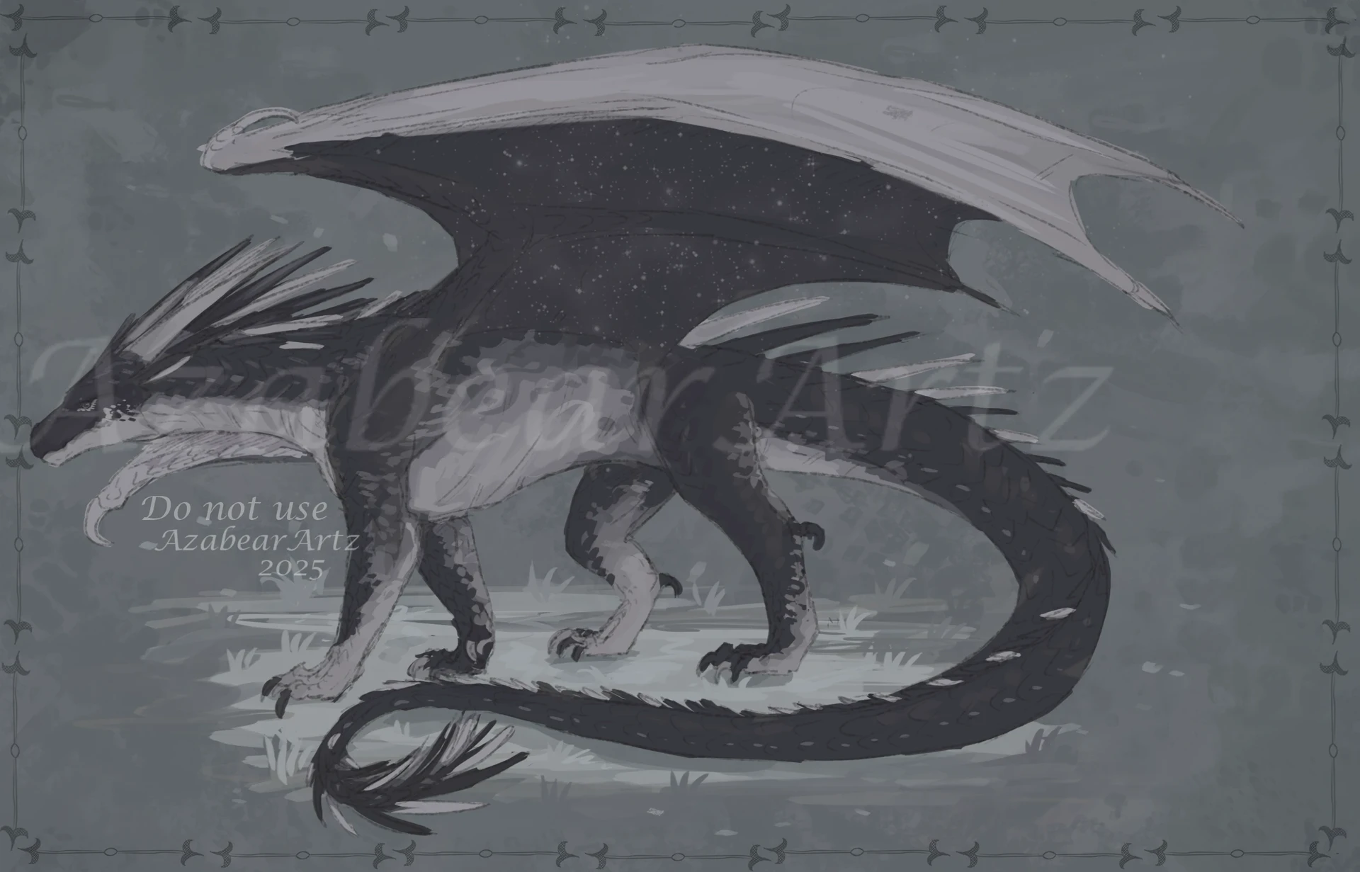 ArtStation - Icewing/Nightwing Hybrid - Scroll Reference