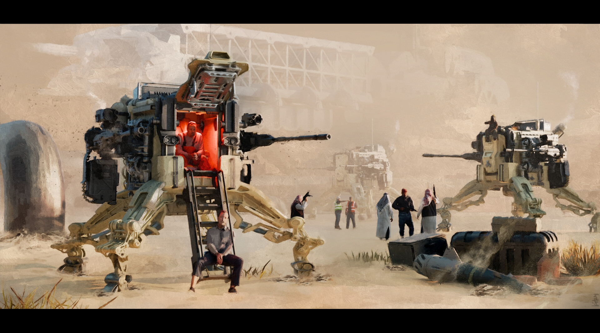 ArtStation - Ravana Quad Walker Mk.I