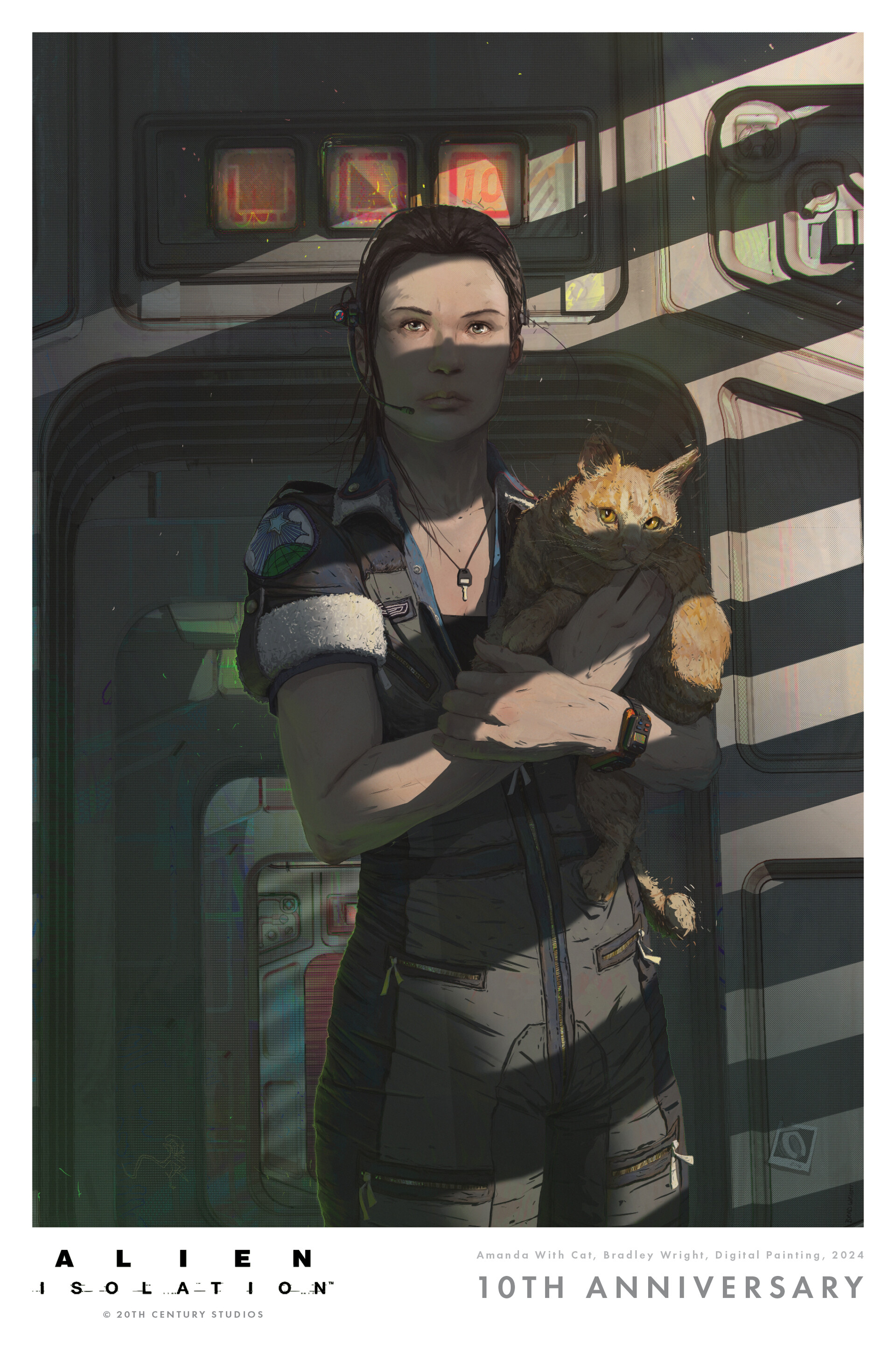 ArtStation - Amanda With Cat