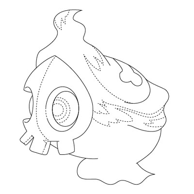 duskull coloring page
