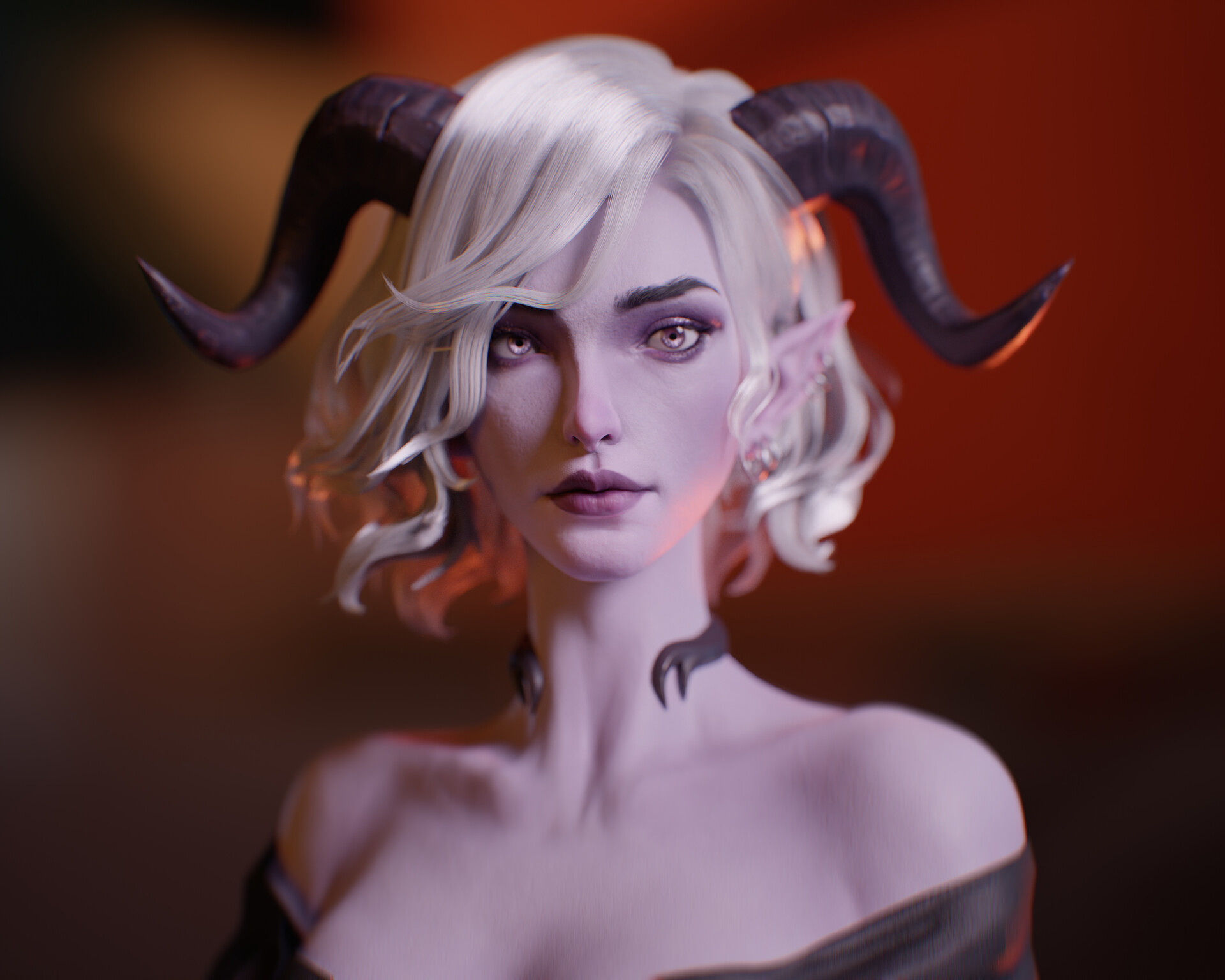 ArtStation - Succubus Bust