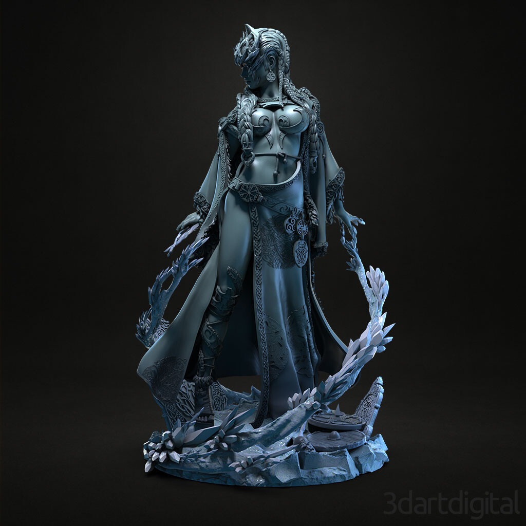 ArtStation - Female Cryomancer