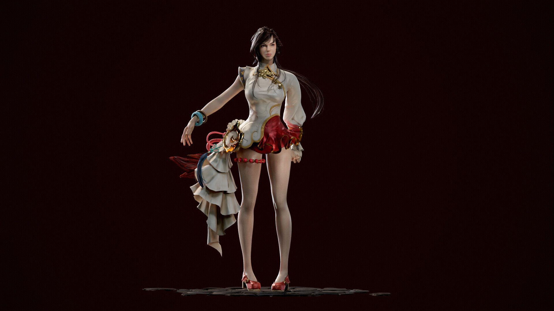 ArtStation - [STUDENT WORK] 3D Character Model Camille CHUPIN - concept ...