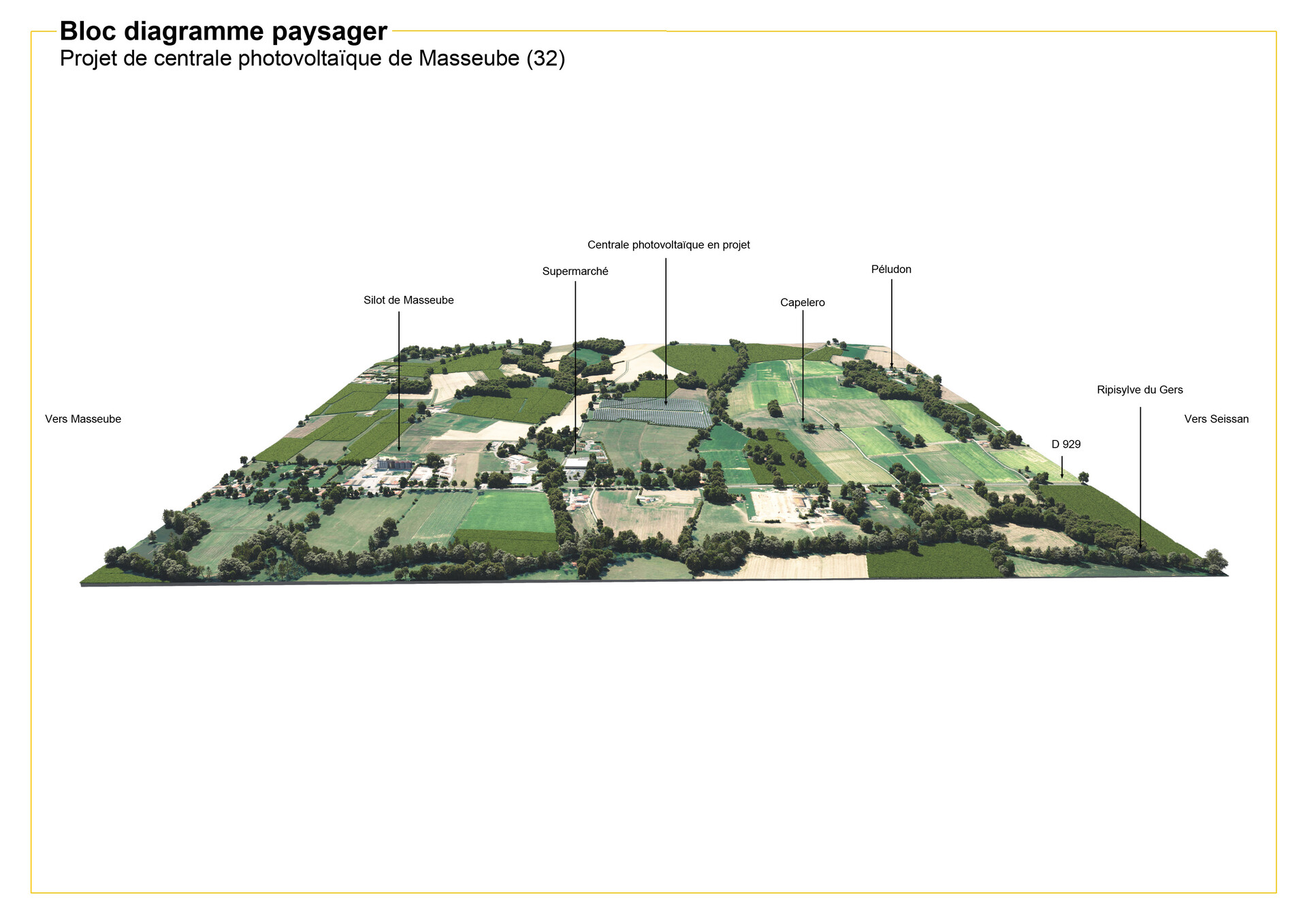 ArtStation - 3D landscape massing model