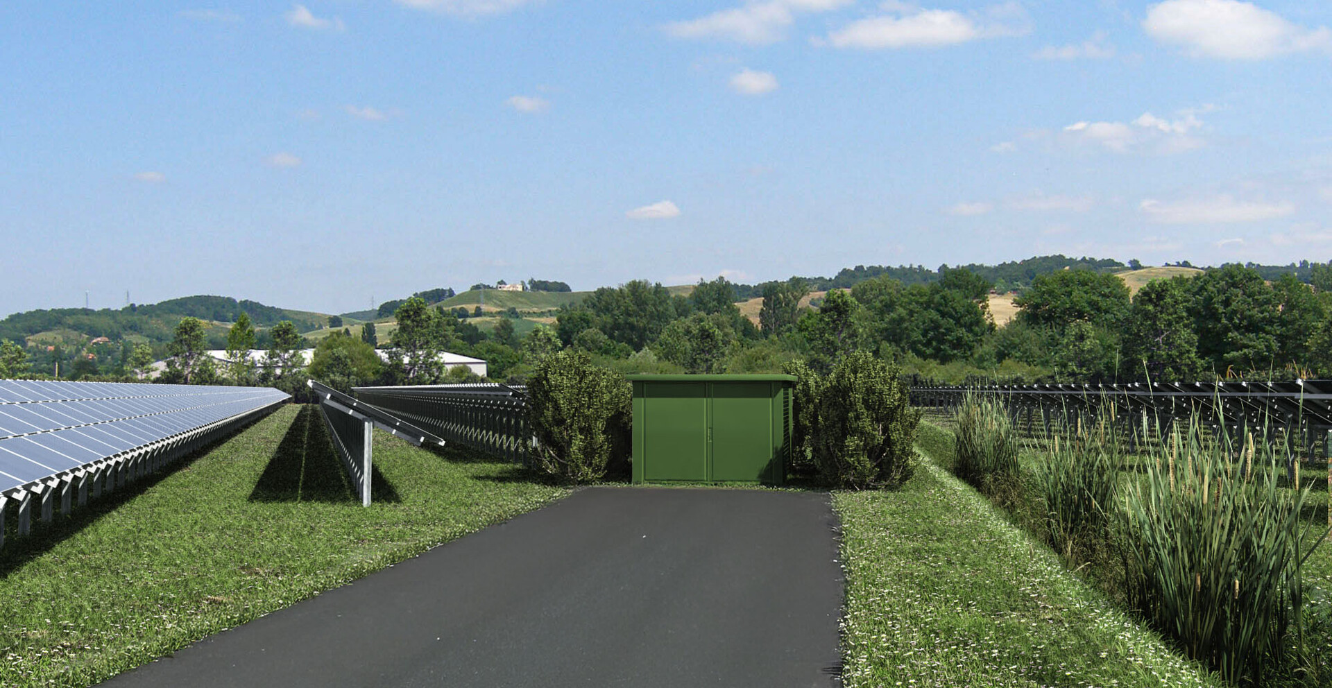 ArtStation - A 3D solar pant project from inside