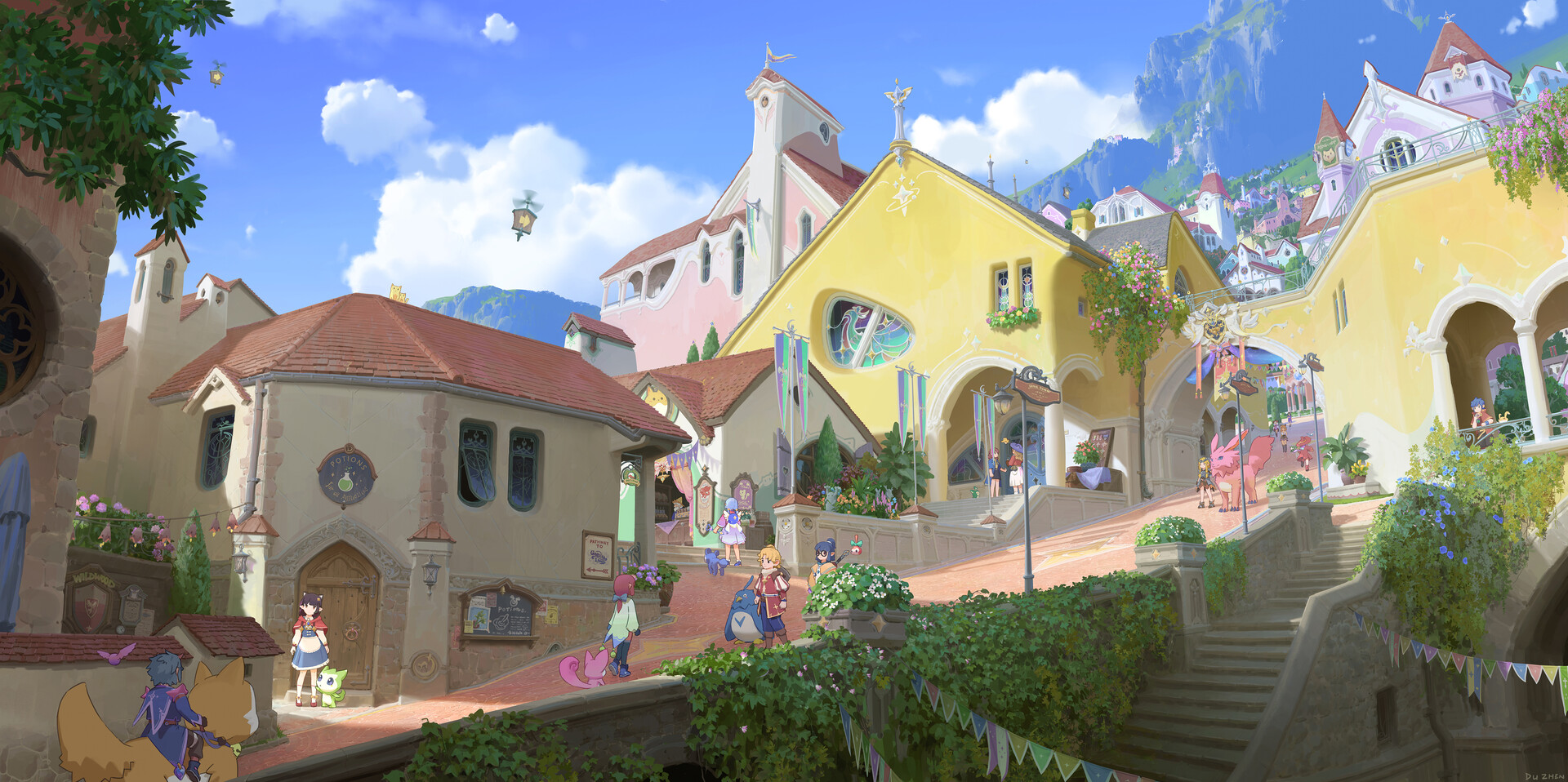 ArtStation - Fairy Town