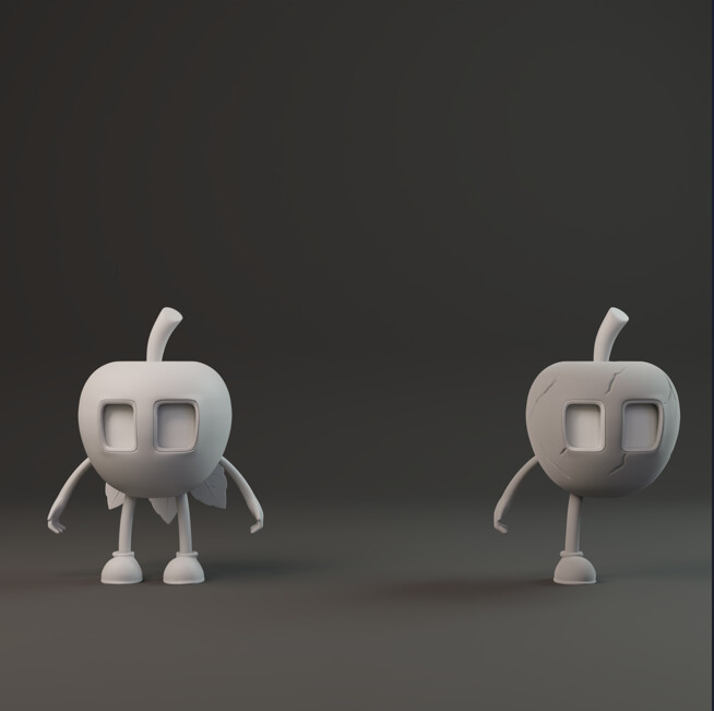ArtStation - Stylized Cartoon Character – WIP
