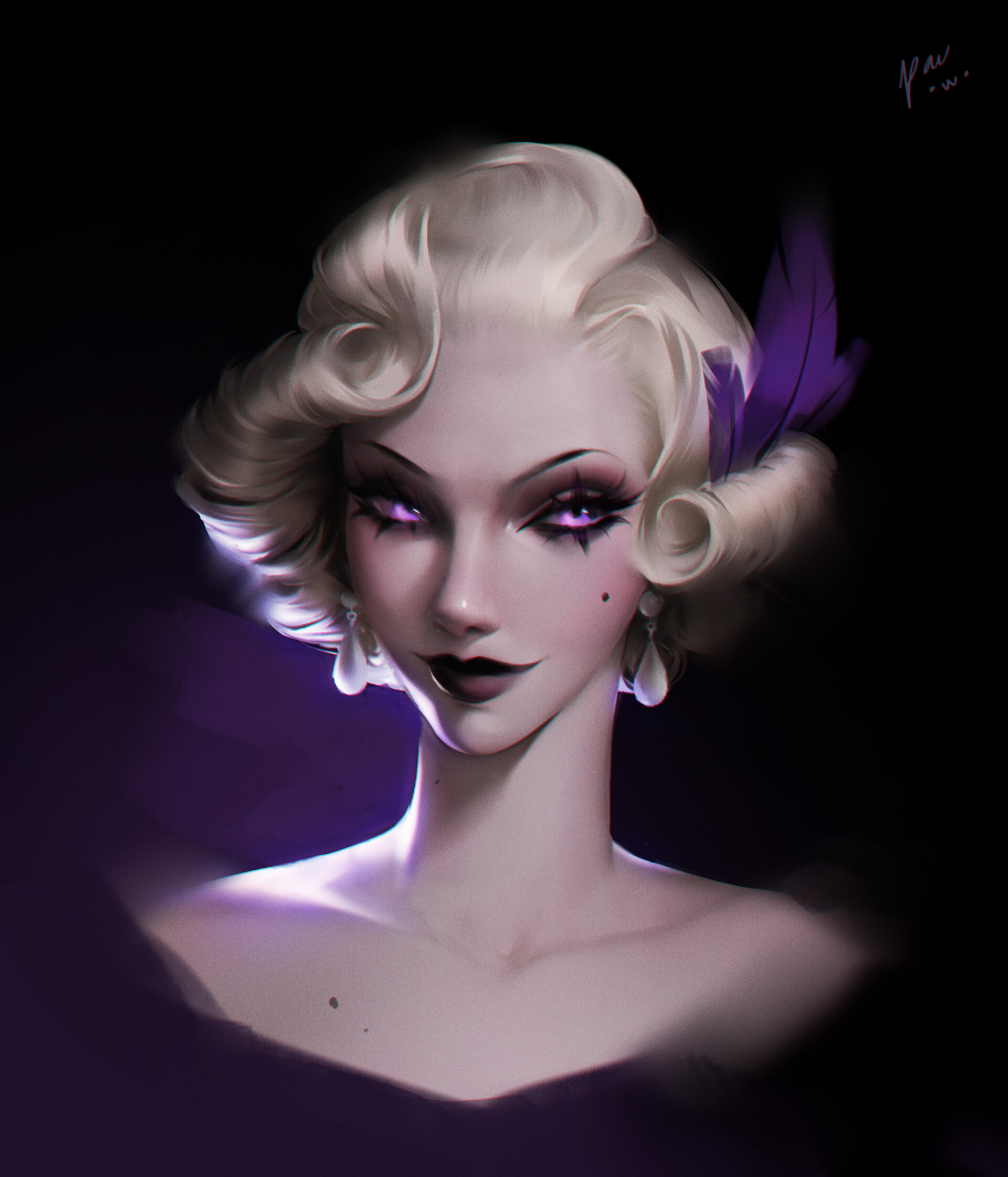 ArtStation - Purple Witch