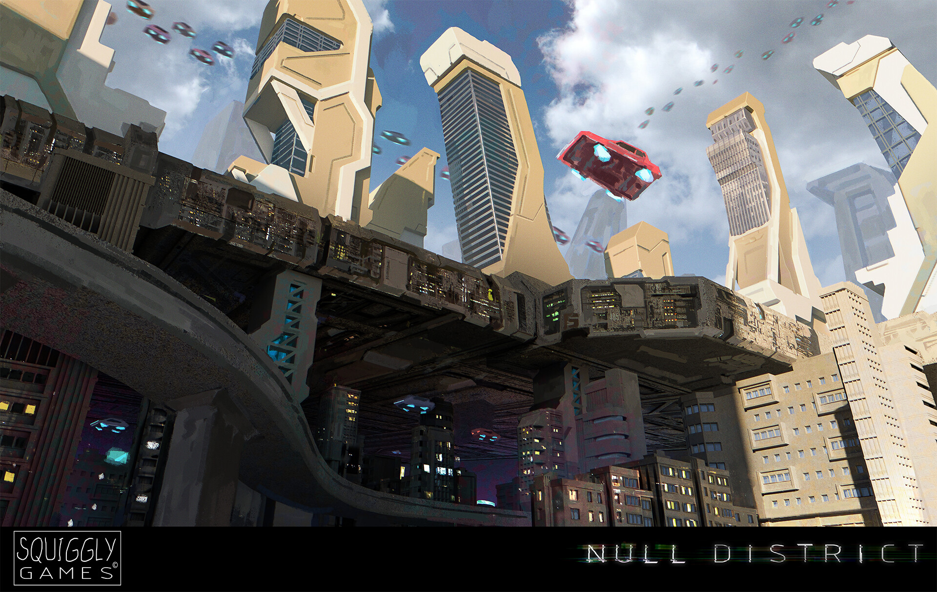 ArtStation - Null District - City Concept