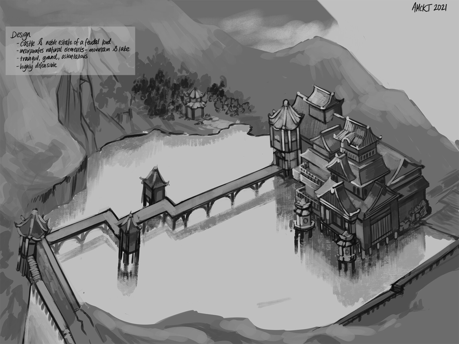 ArtStation - Mountain Fortress