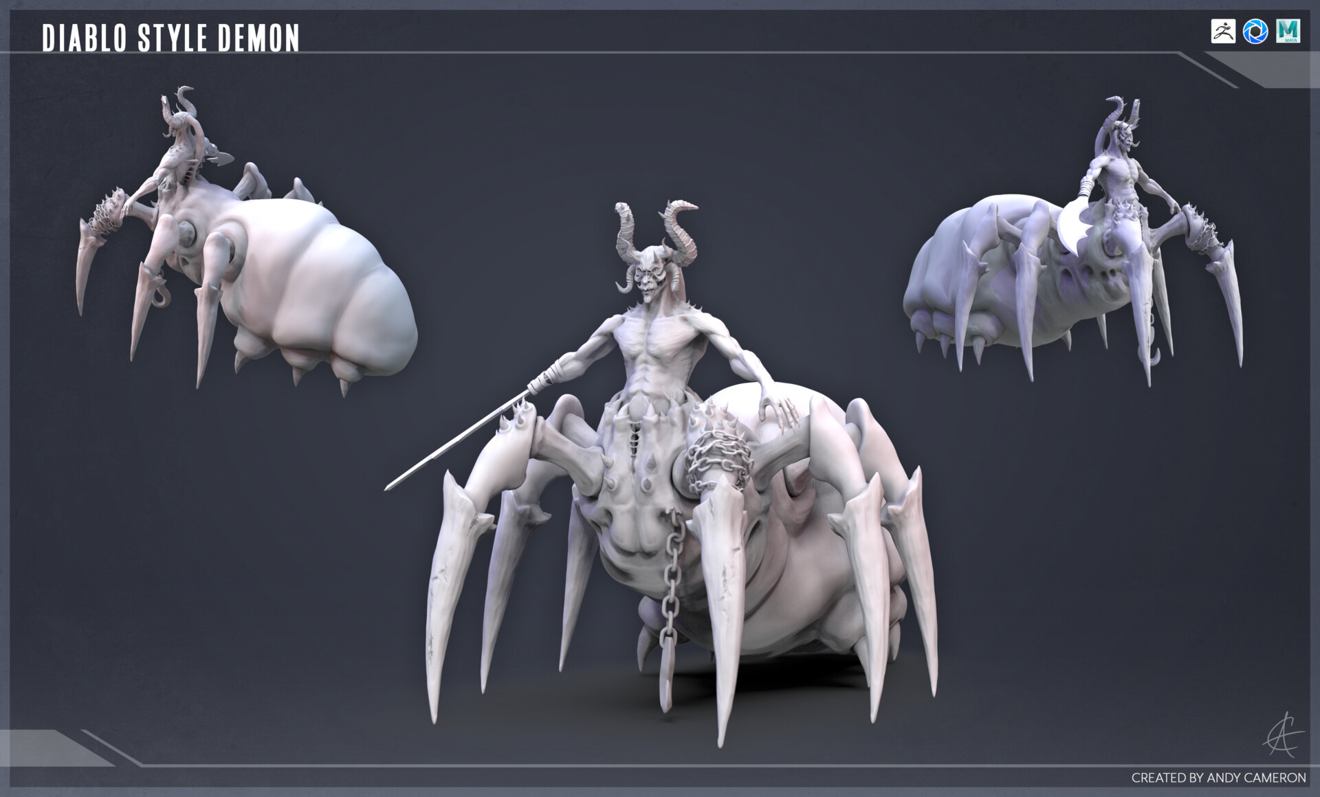 ArtStation - Demon Character