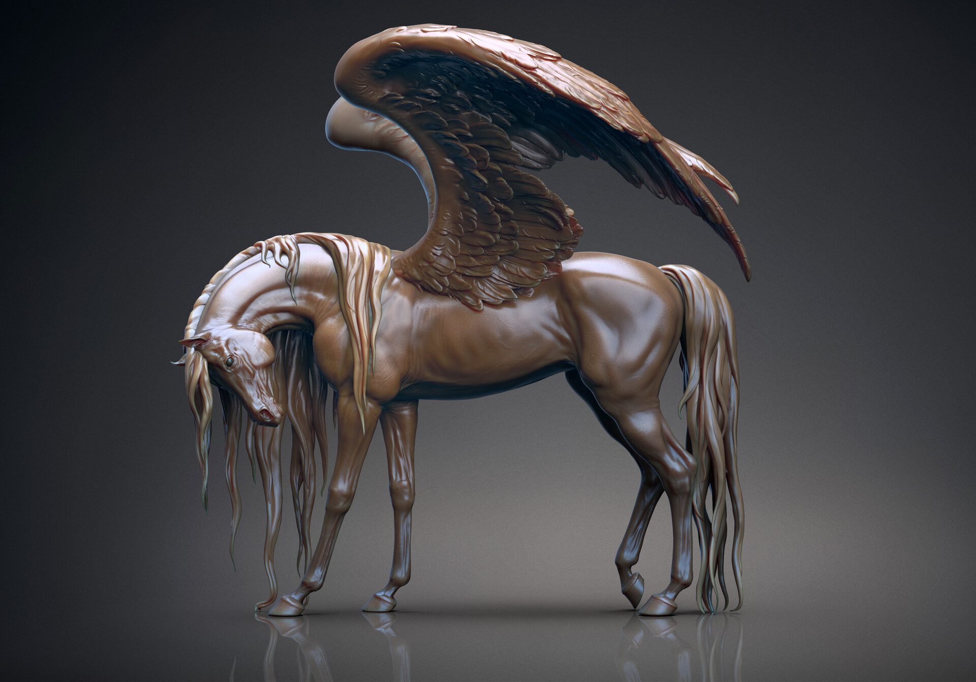ArtStation - Pegasus | 3D Sculpting - High Poly