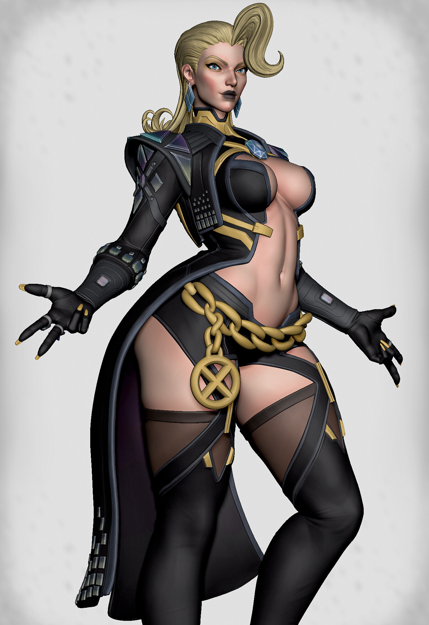 ArtStation - Emma Frost X Revolution - For 3D Print