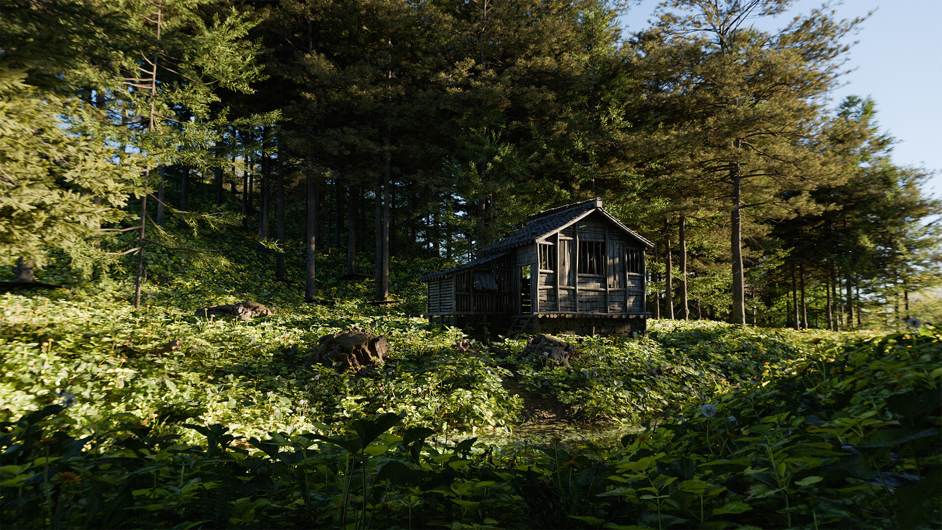 ArtStation - Cabin in the Forest