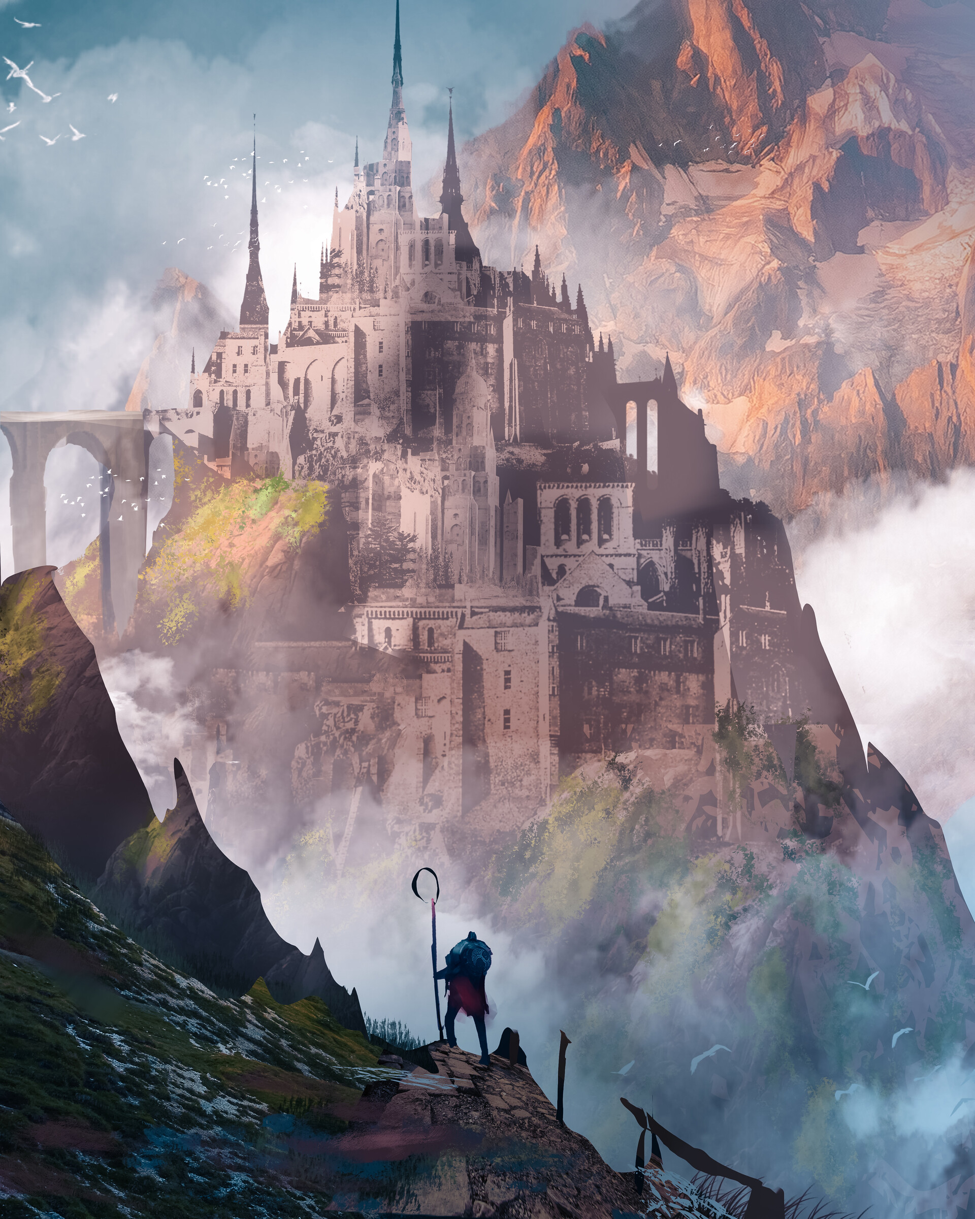 ArtStation - Dragonia Castle