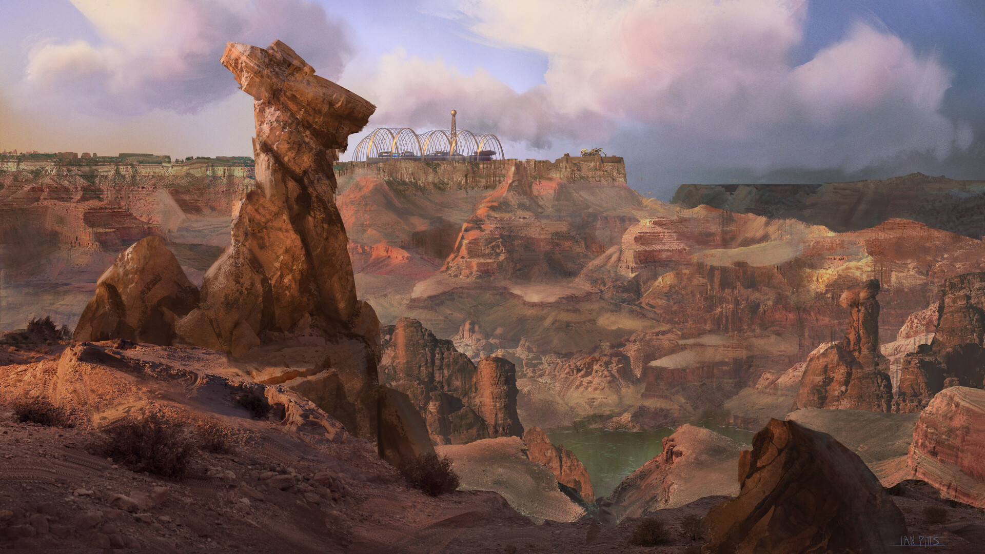 ArtStation - Canyon Concept Insets & Map