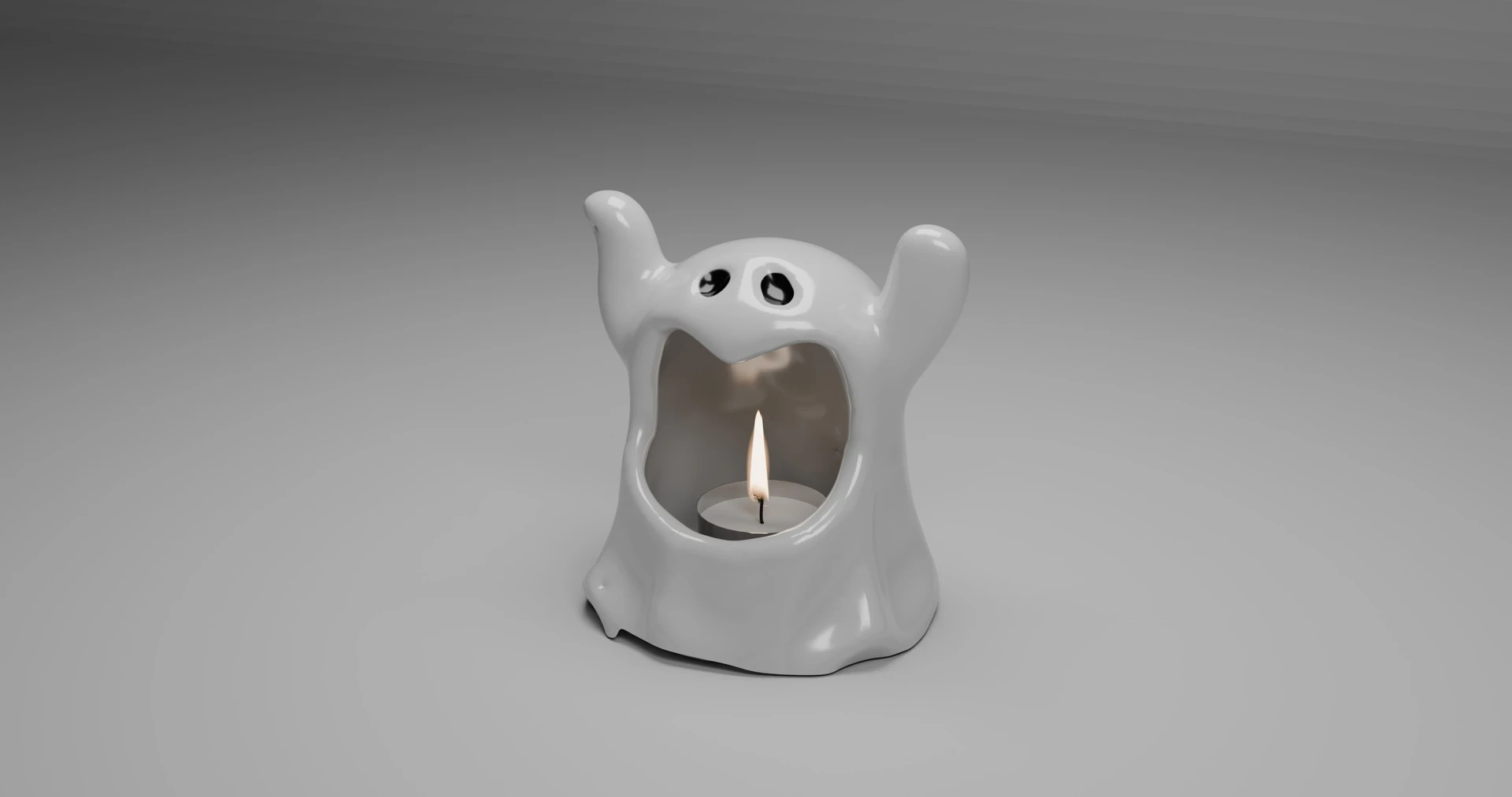 ArtStation - Ghost burner lamp
