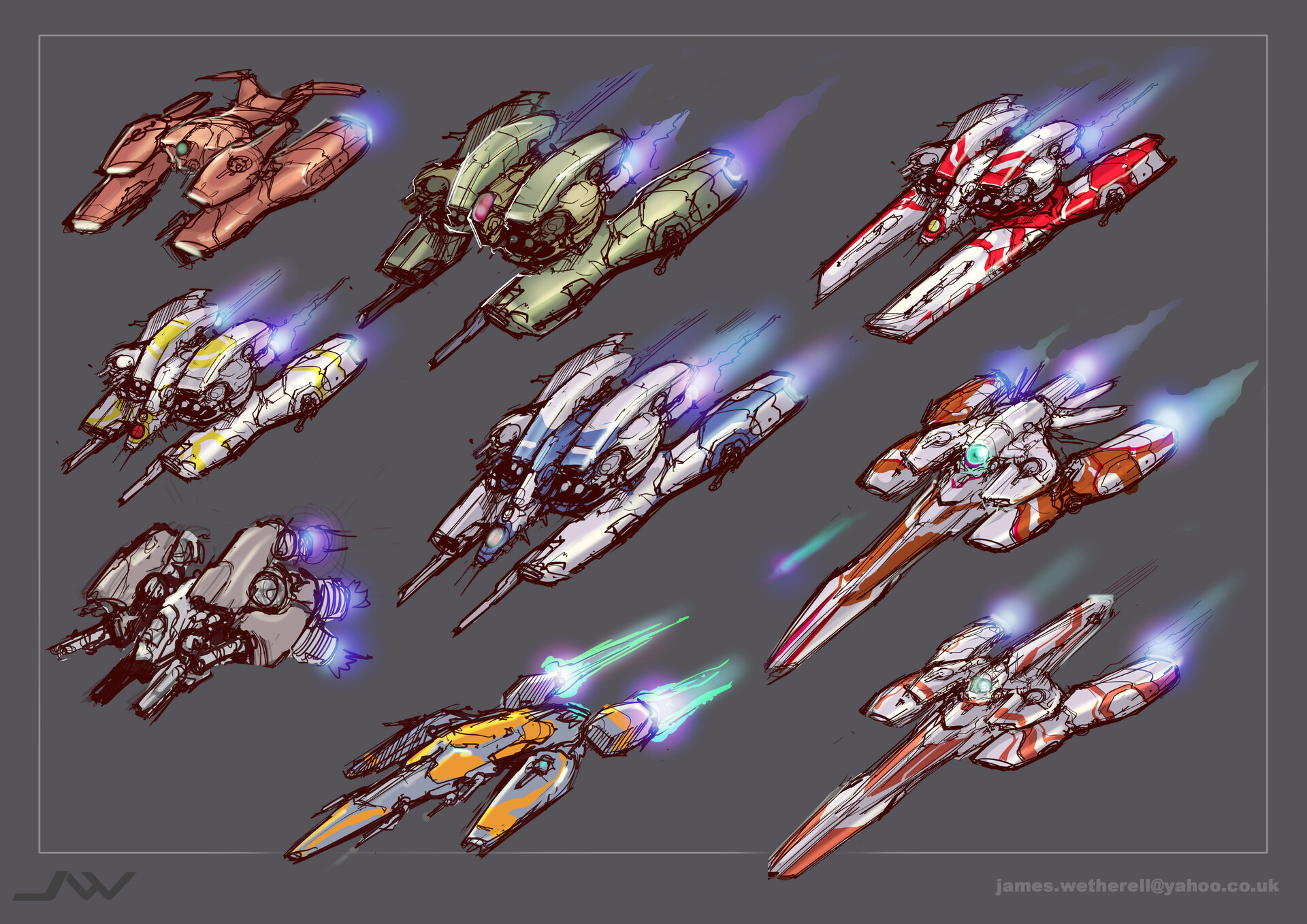 ArtStation - spaceship sheet