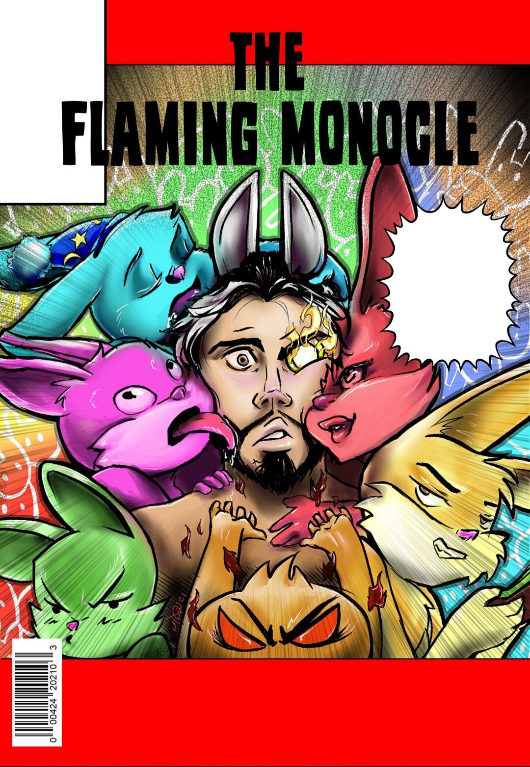 ArtStation - Flaming Monocle Easter Comic Mock Up