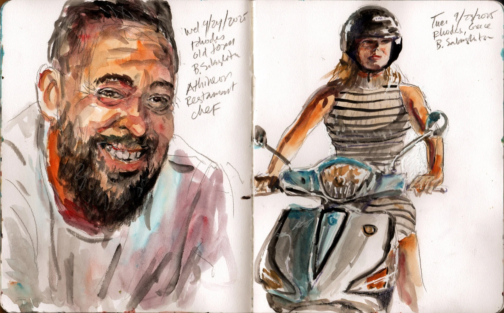 ArtStation - Miscellaneous Sketches of Rhodes, Greece