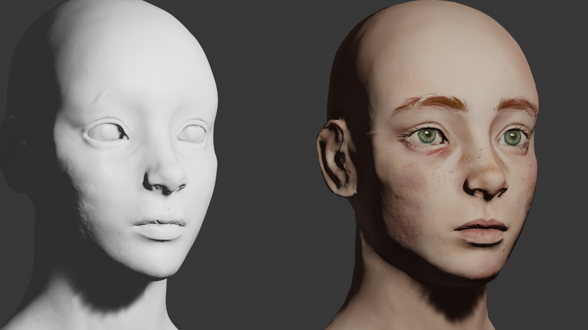ArtStation - Head retopology