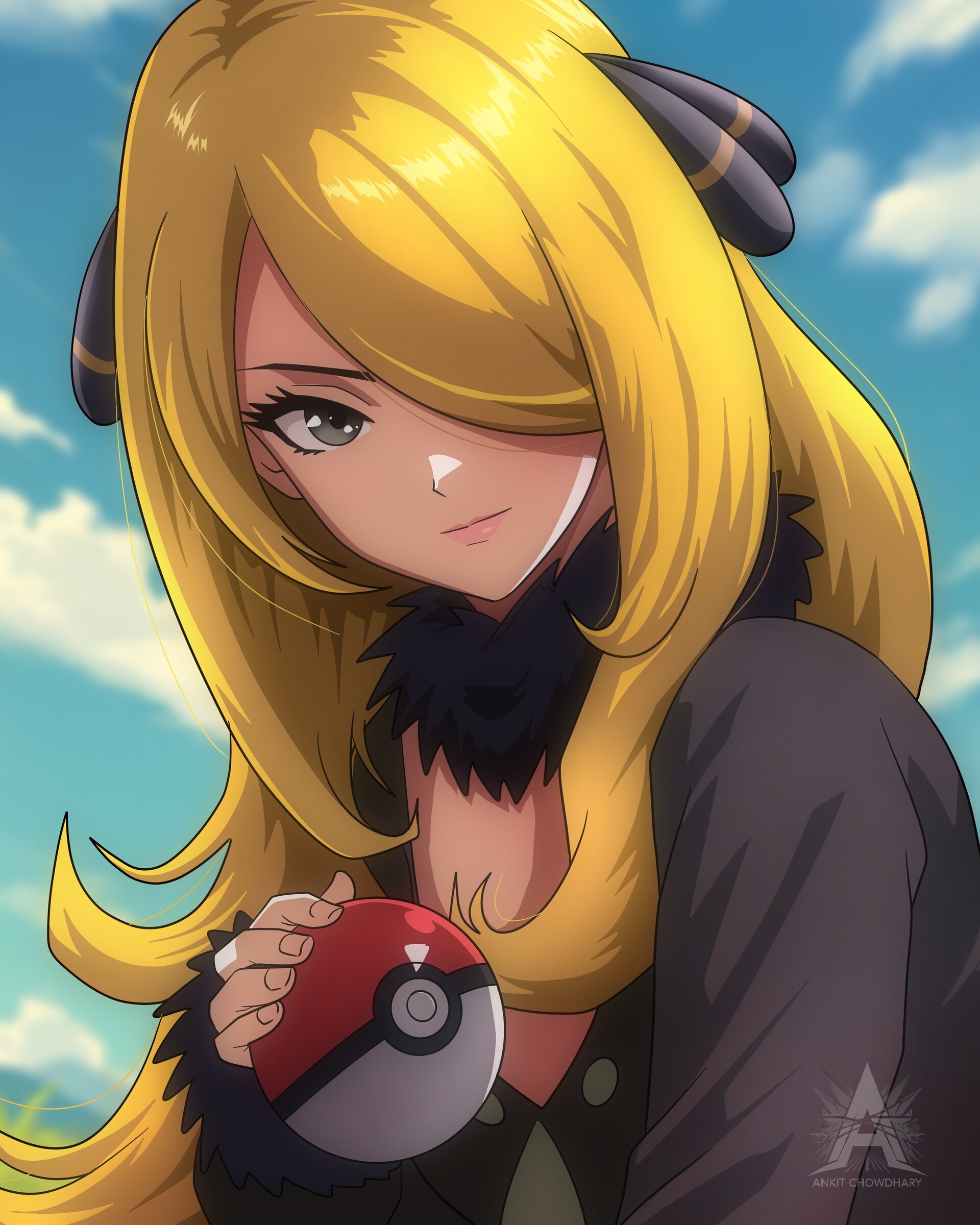 ArtStation - Cynthia (from Pokémon)