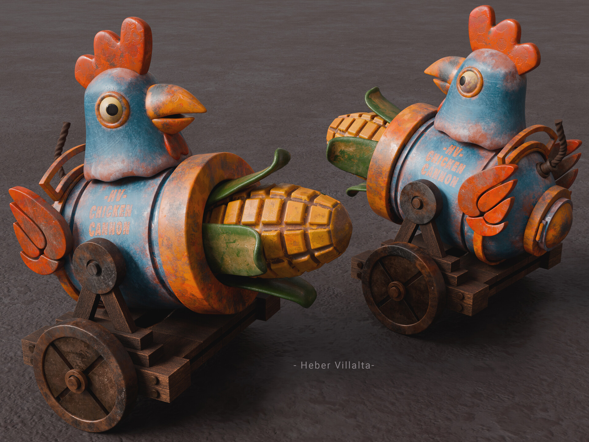 ArtStation - Chicken Cannon
