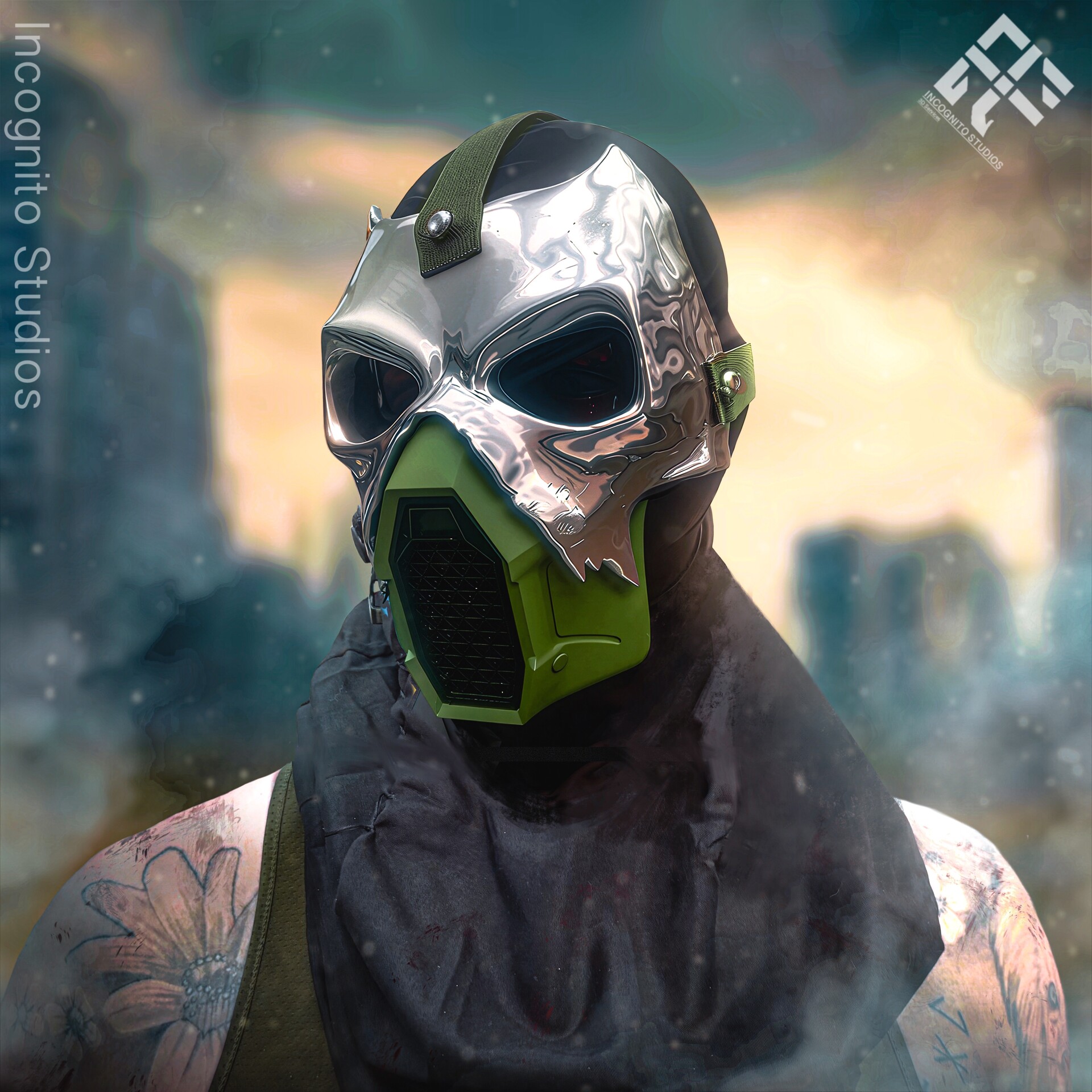 ArtStation - Mace Ghost Mask