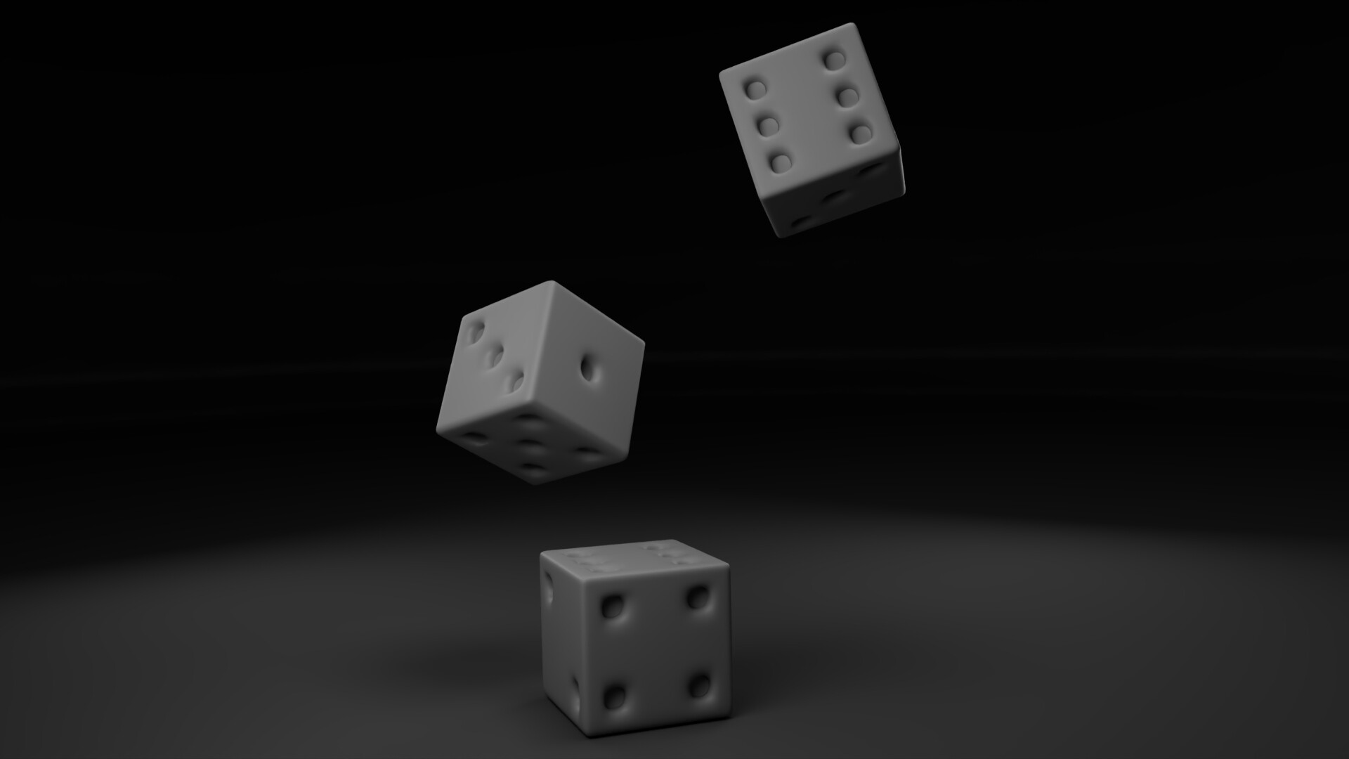 ArtStation - 3D modeled dice