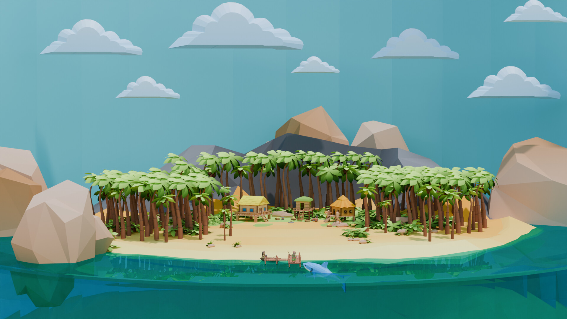 ArtStation - Tropical Island