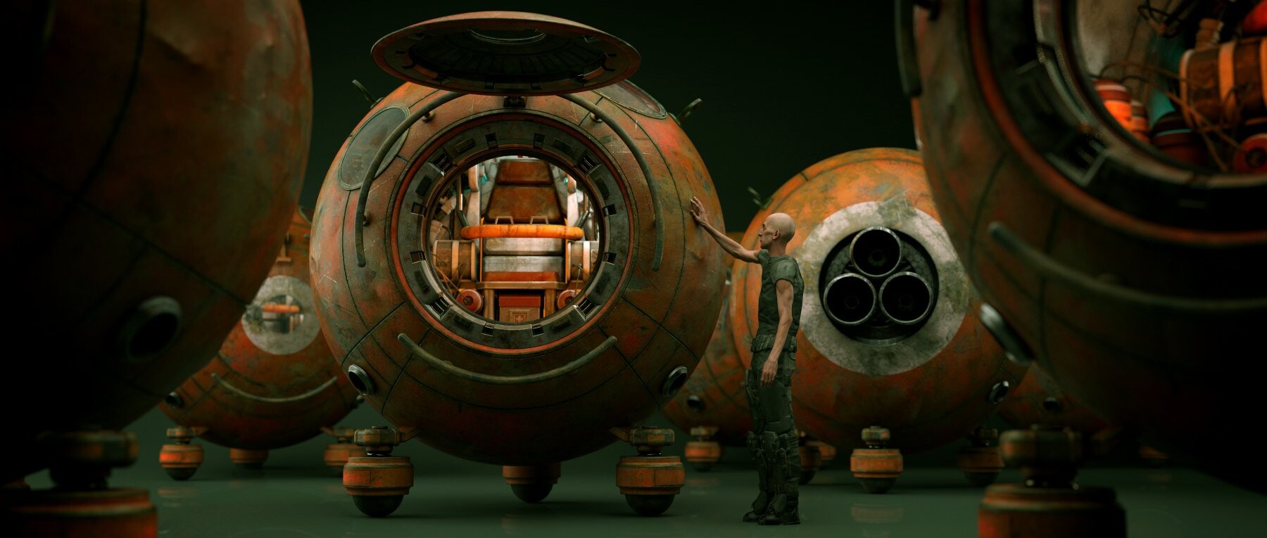 ArtStation - Emergency Evacuation Pod