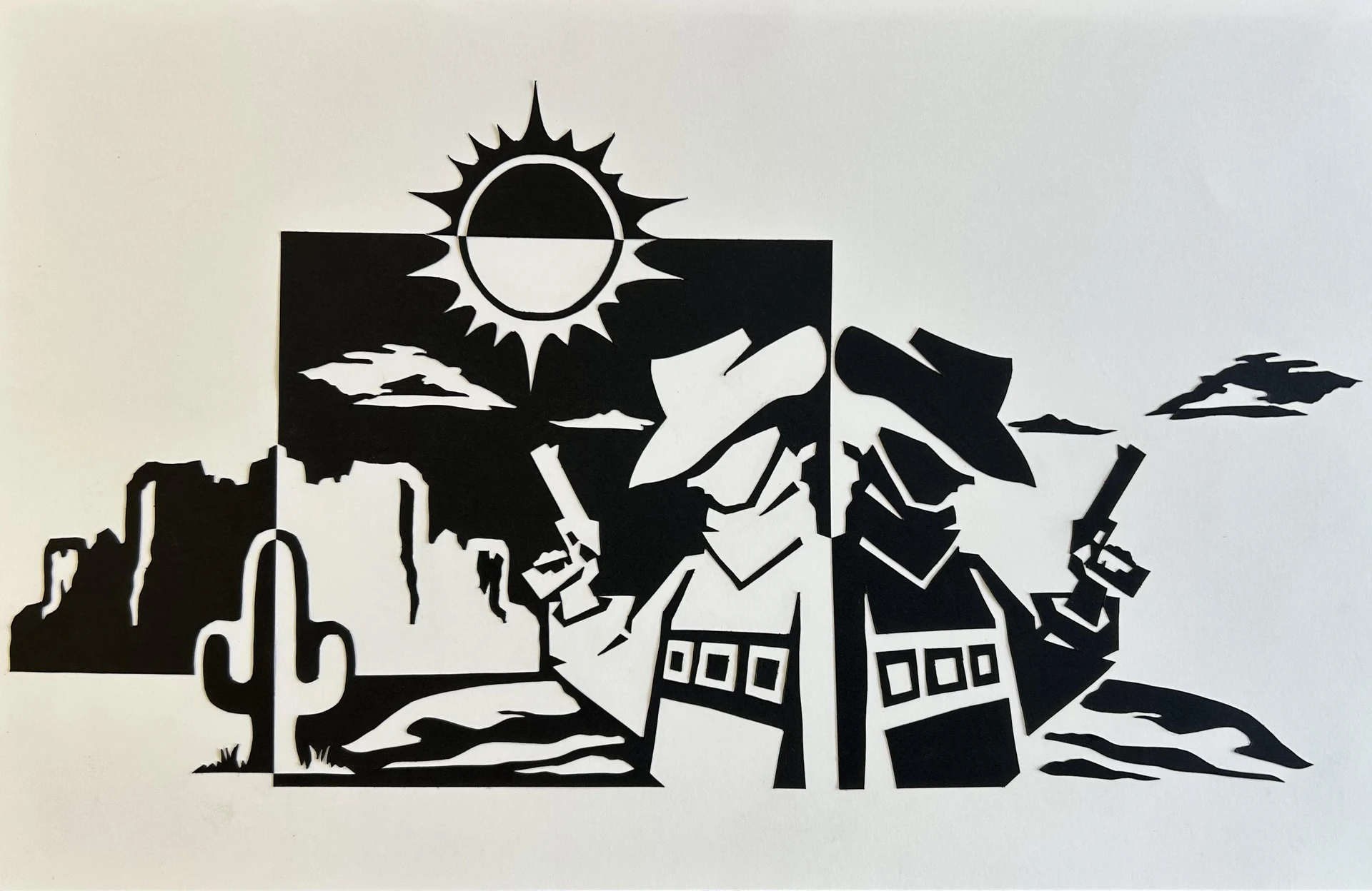 ArtStation - Cowboy NOTAN