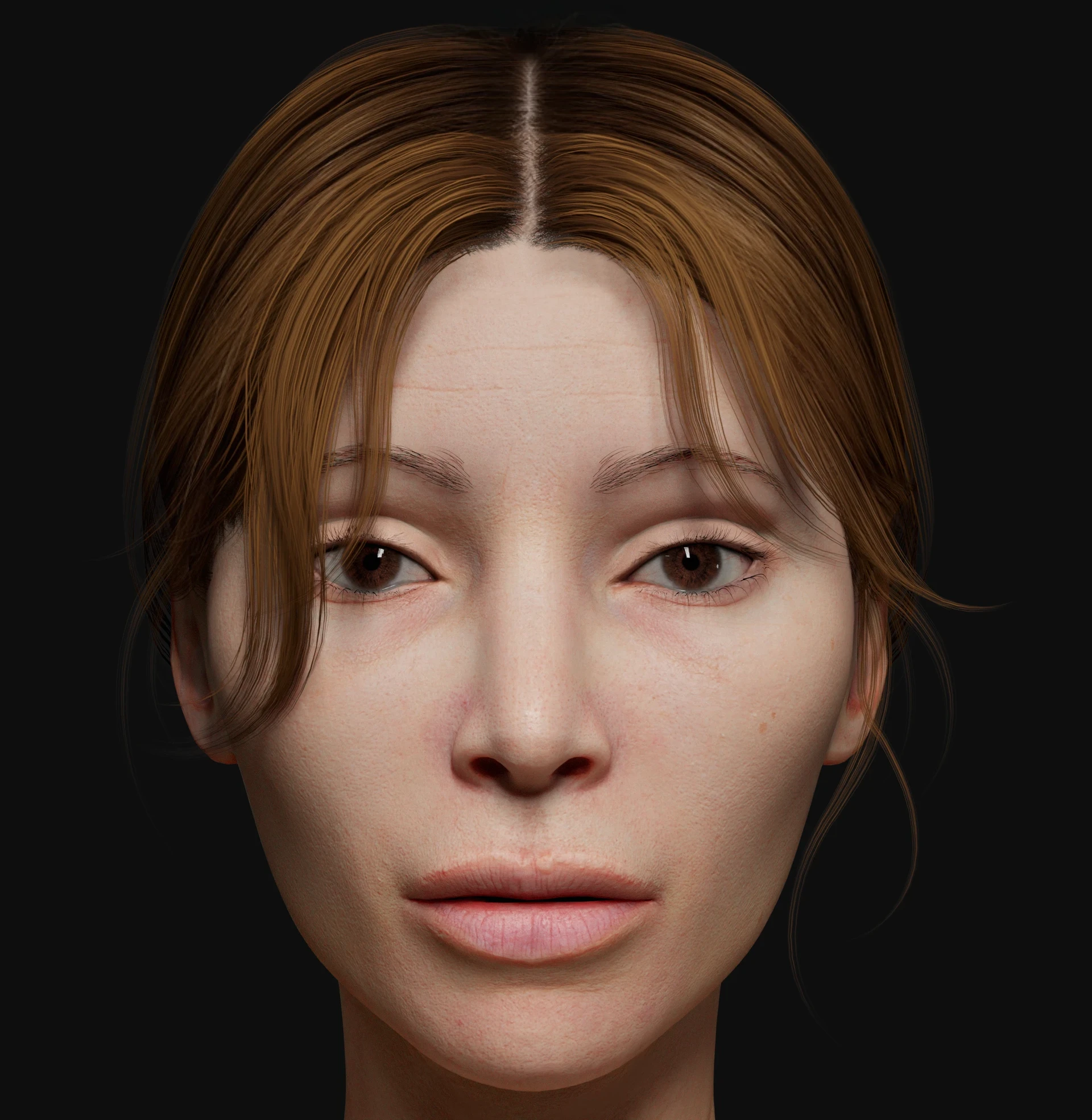 ArtStation - Low poly Real Time Hair Cards for Games and Animations - Braid