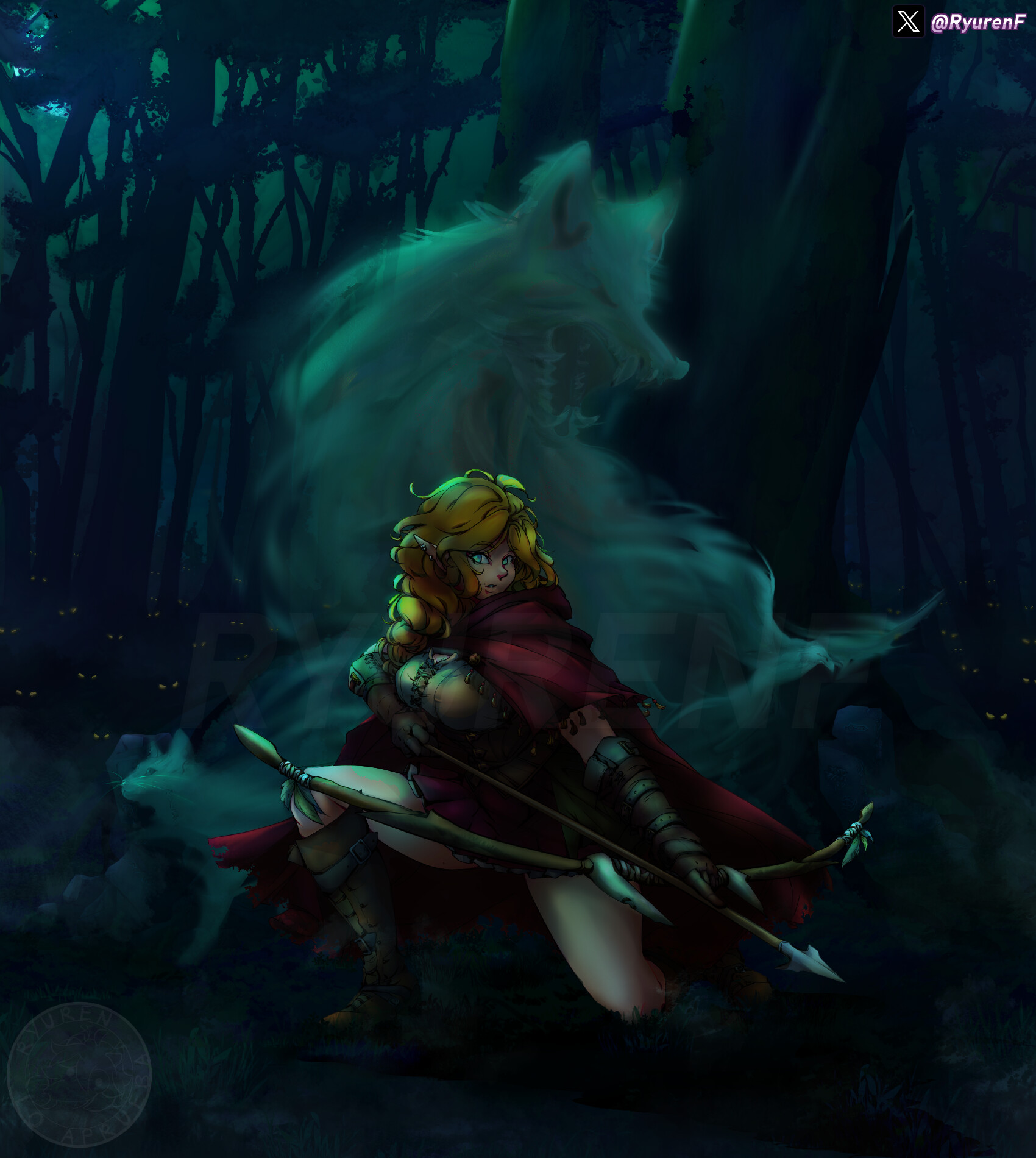 ArtStation - Evangeline - Beast Master Ranger