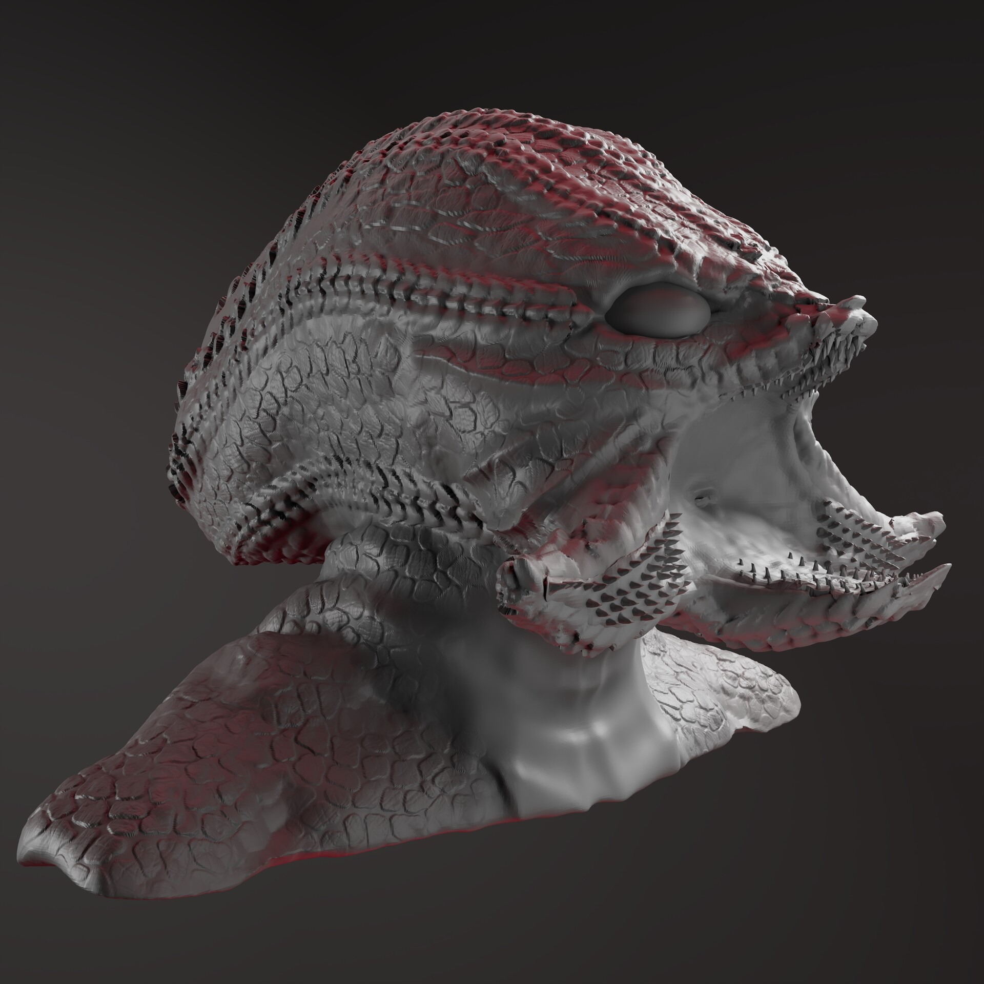 ArtStation - 3D Alien sculpt (Introduction to Zbrush)