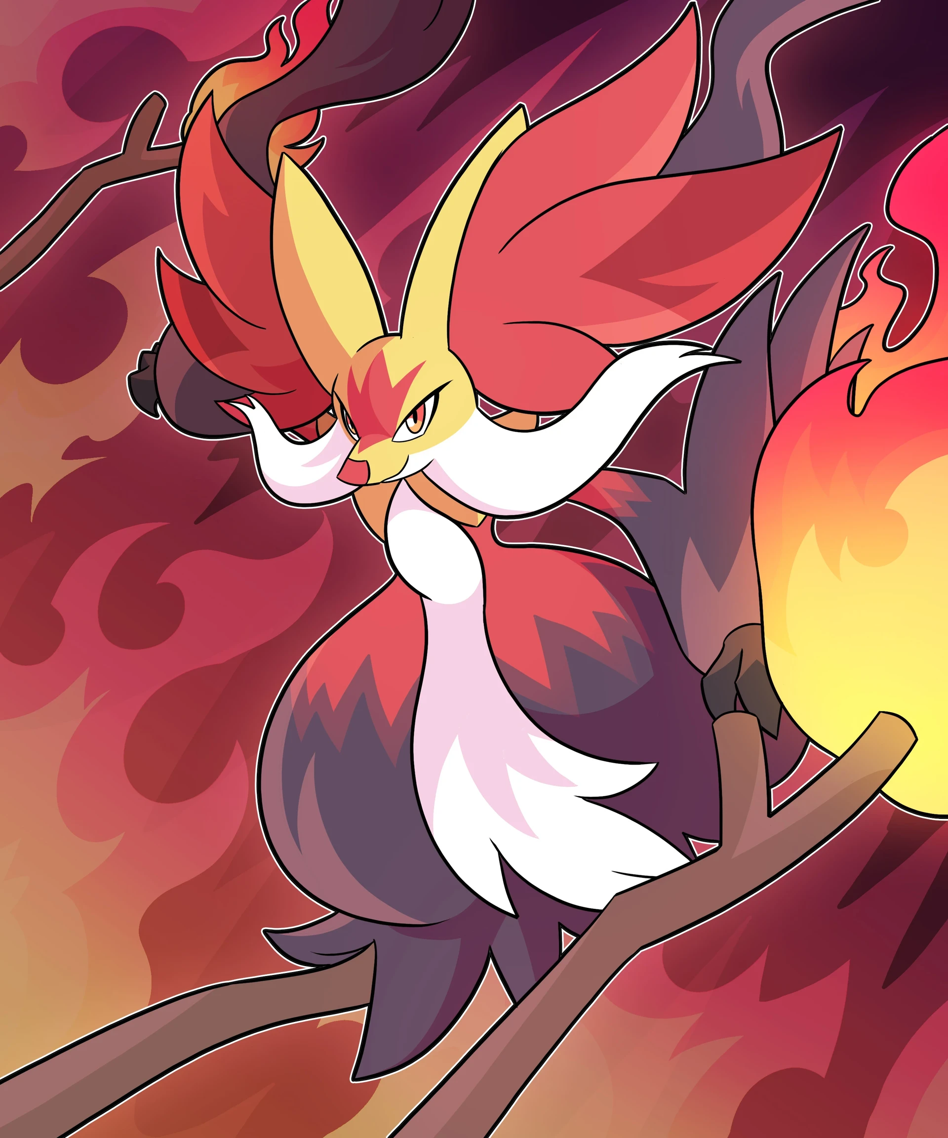 mega delphox za