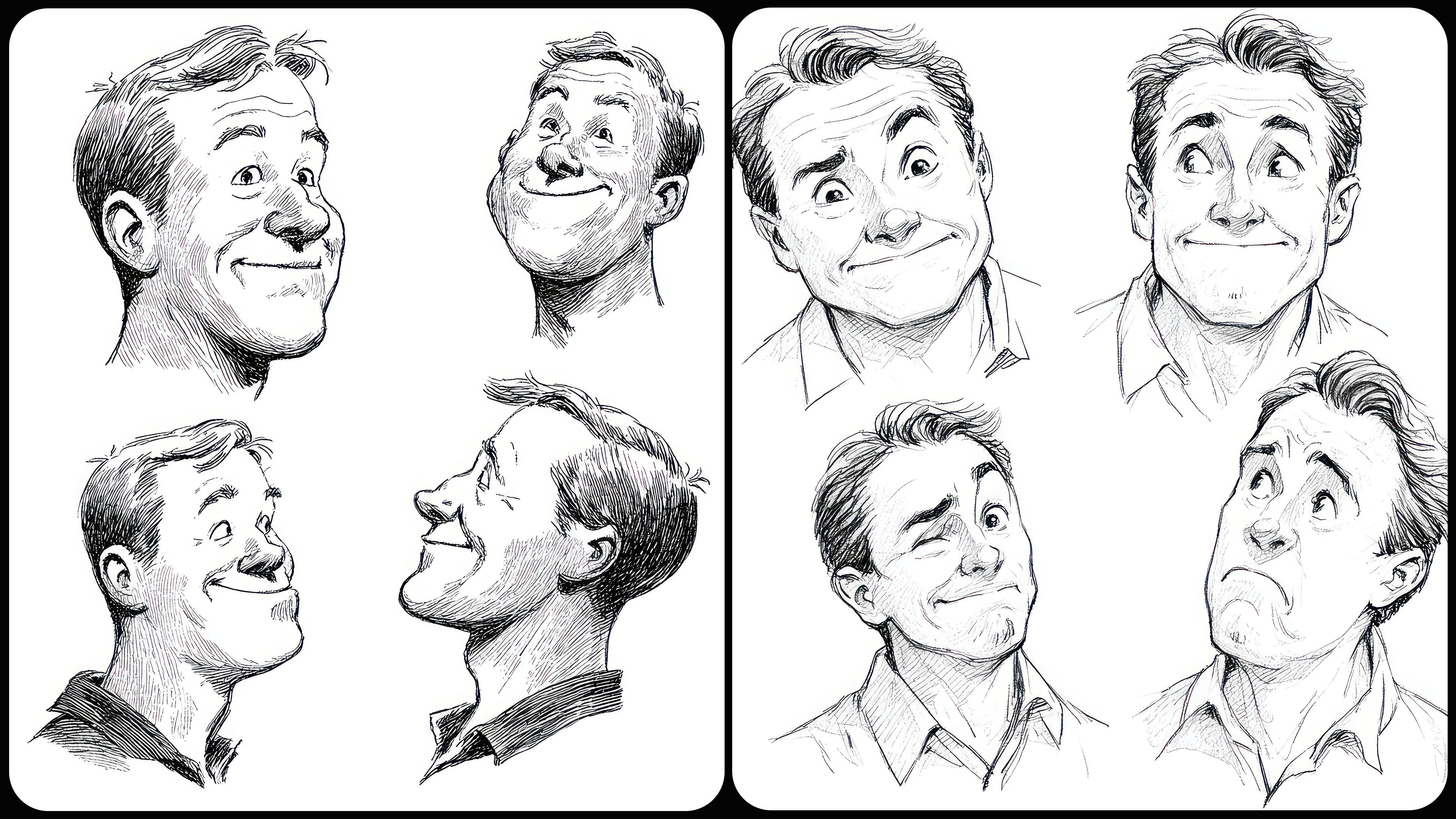 Ferial Studio - 🔹230 Male Model Sheet - Cartoon Character Reference ...