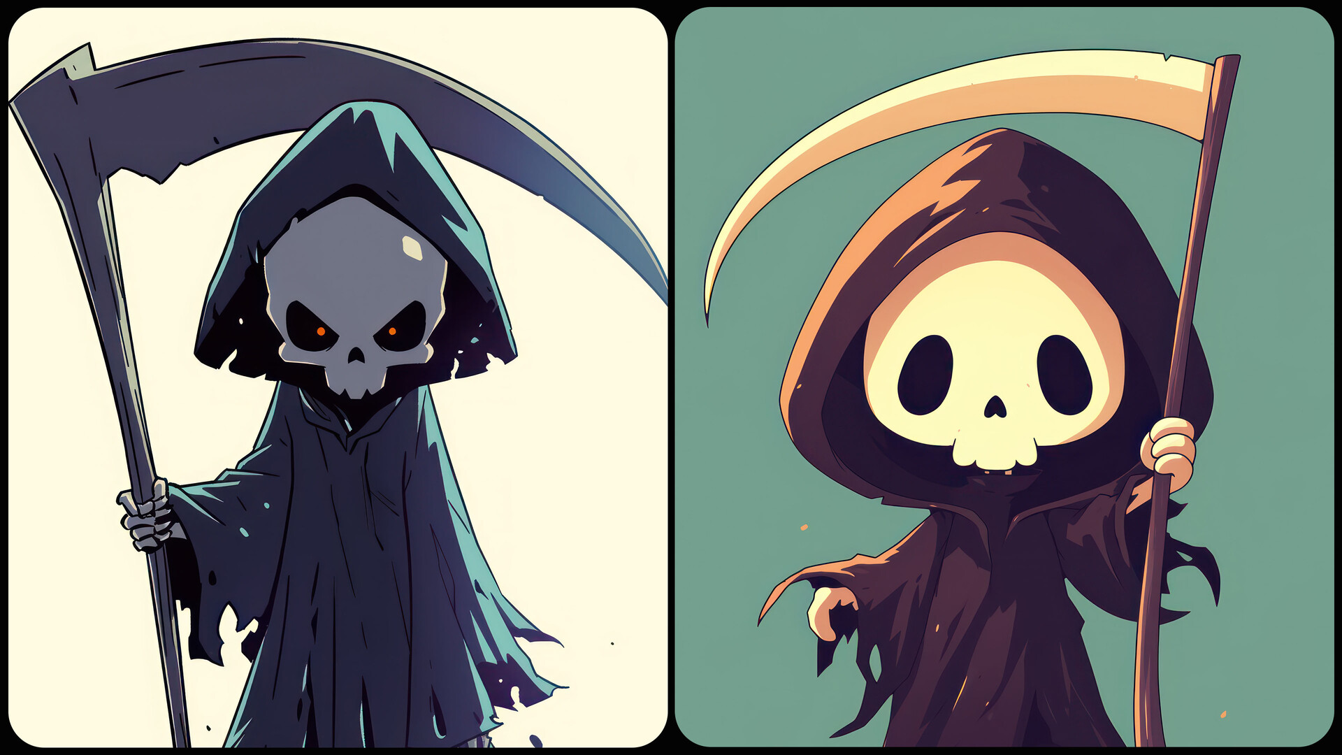 Ferial Studio - 🔹240 Grim Reaper - Cartoon Character Reference Image ...