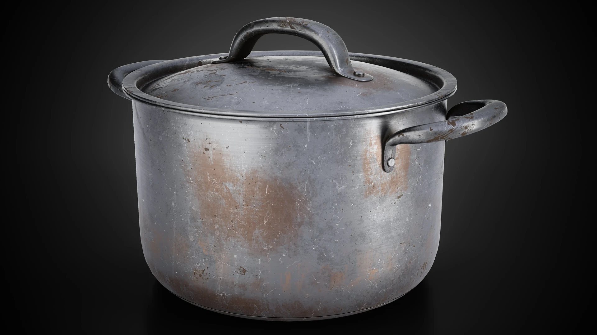 ArtStation - Rusty Steel_Pot