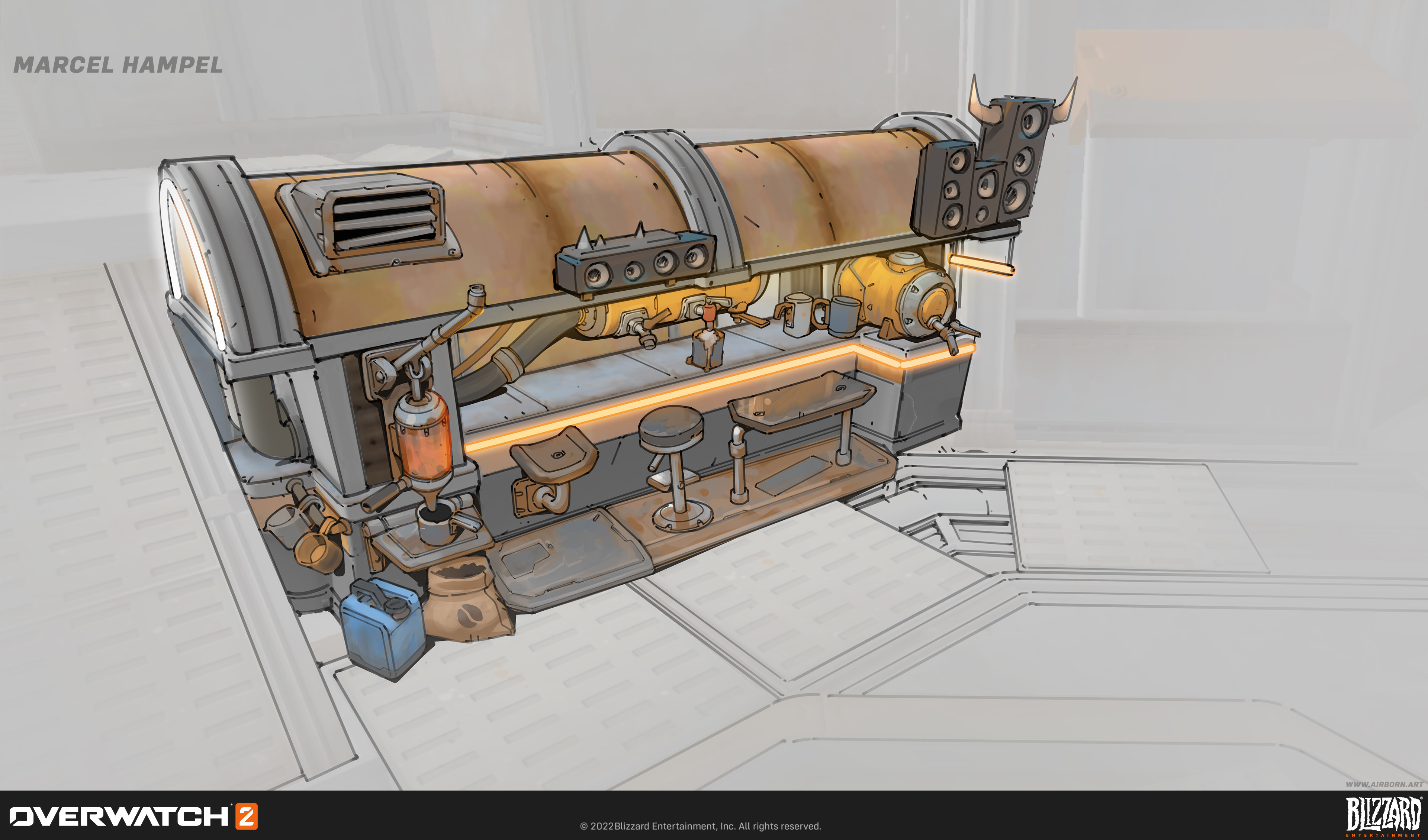 Overwatch 2 - New Junk City Concepts-花瓣网