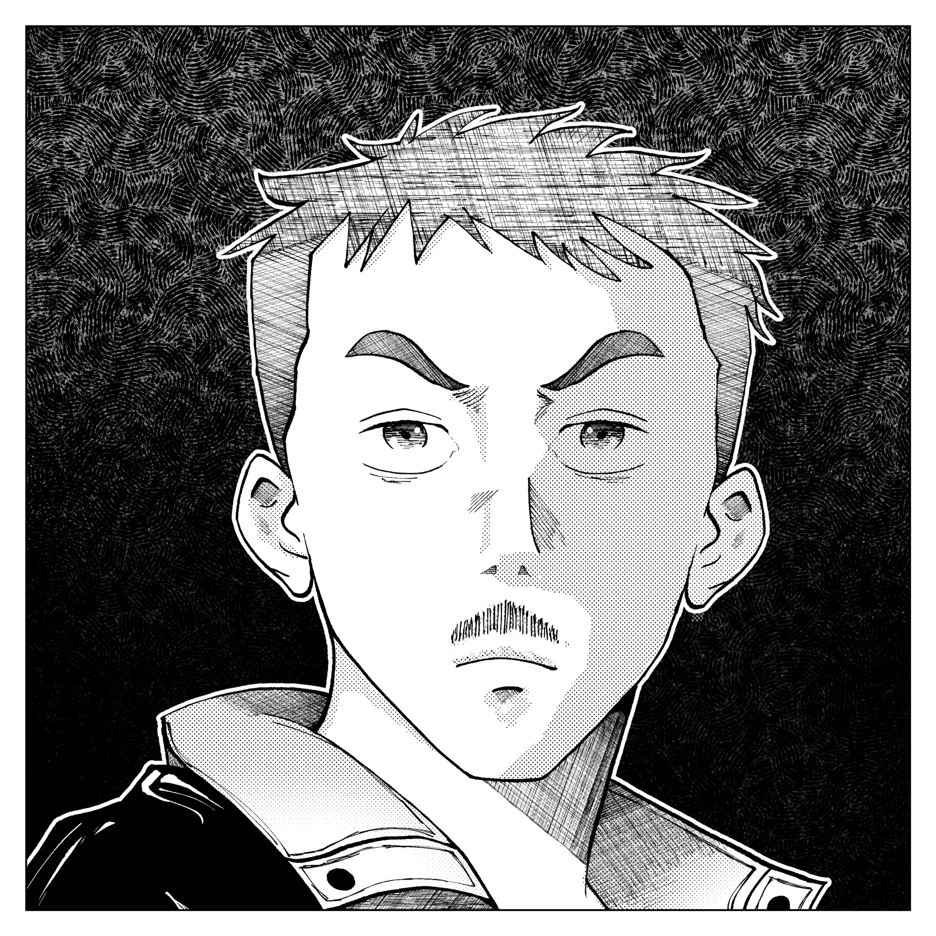 ArtStation - Day 1 of Inktober | Mustache