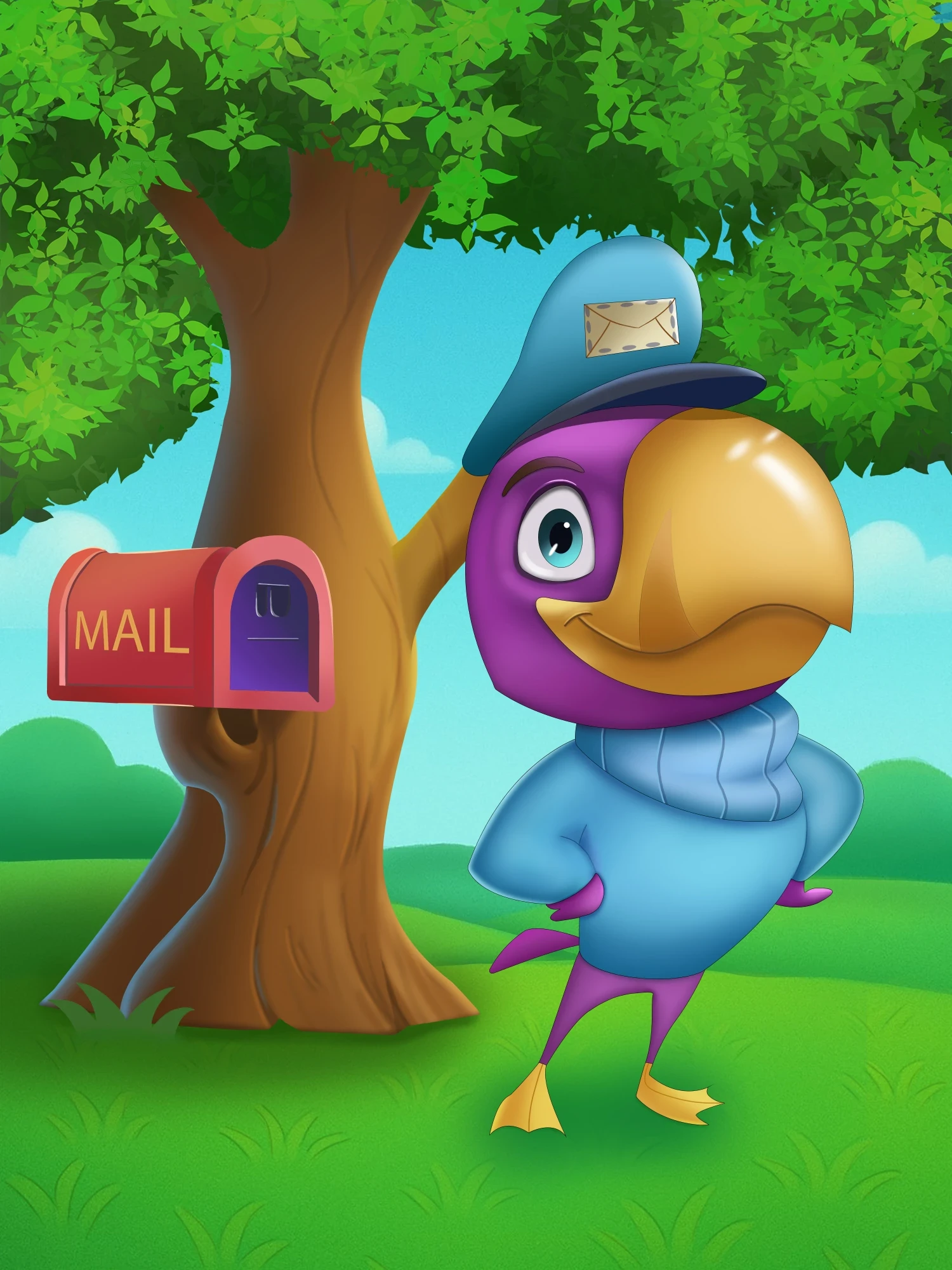 ArtStation - Parrot Postman