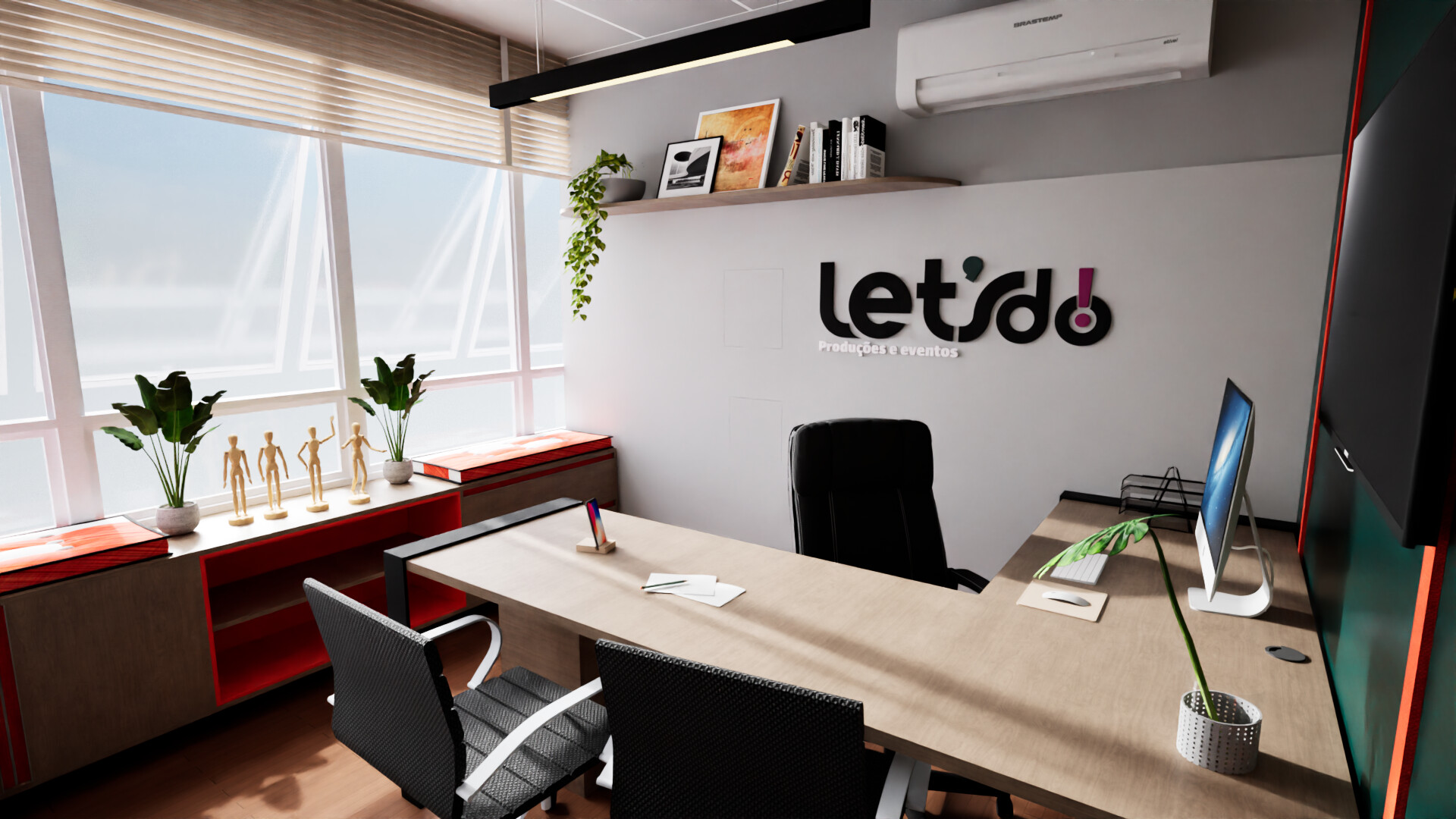 ArtStation - Projeto de Interior Escritórios "Lets do/Bros 360º".