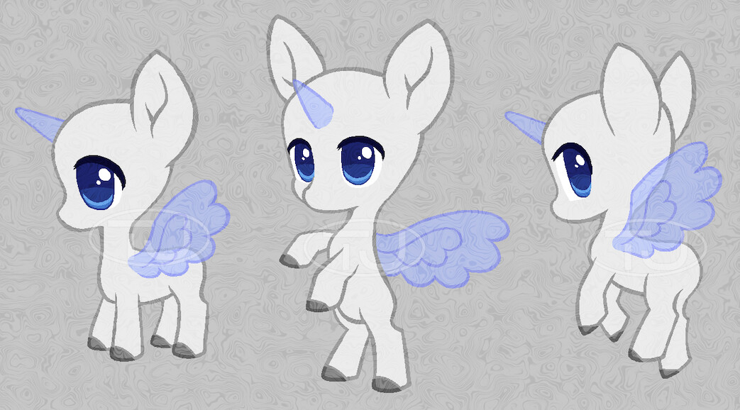 ArtStation - Blank chibi ponies